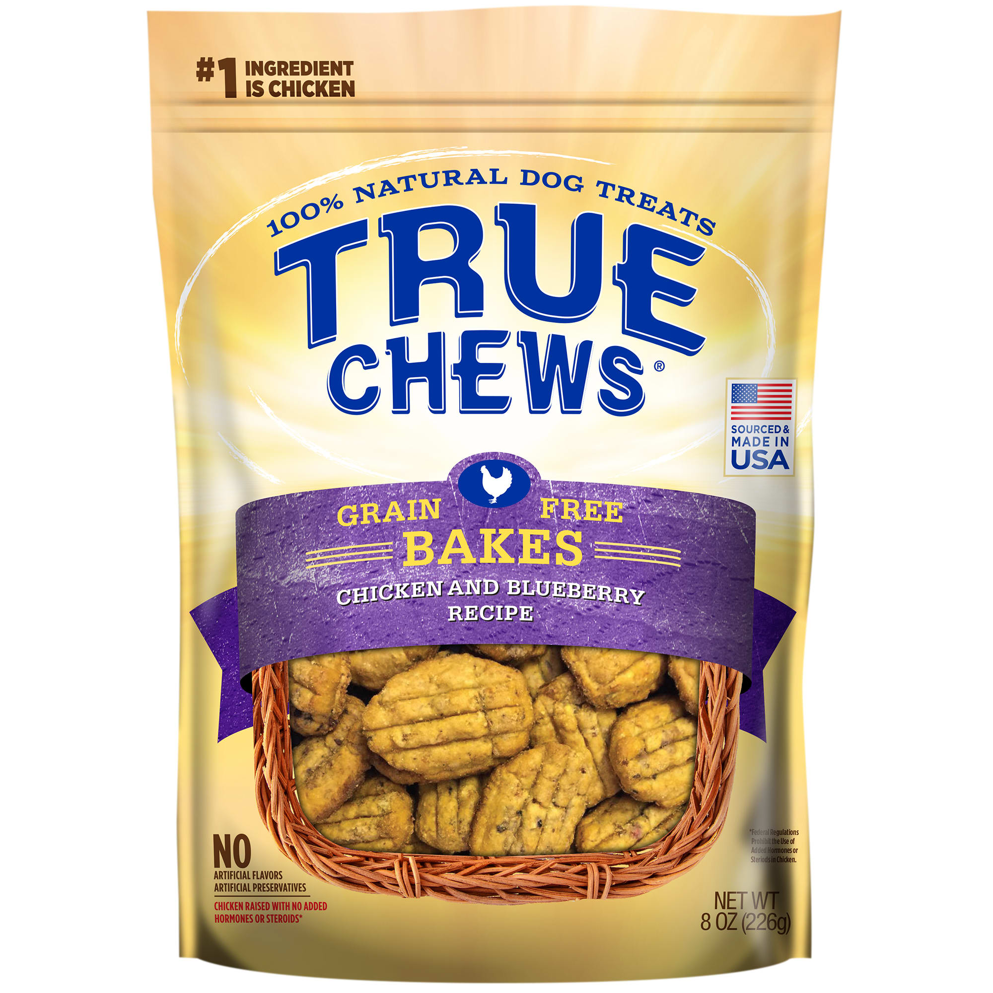 UPC 031400075879 - True Chews Grain-Free Bakes Chicken & Blueberry ...