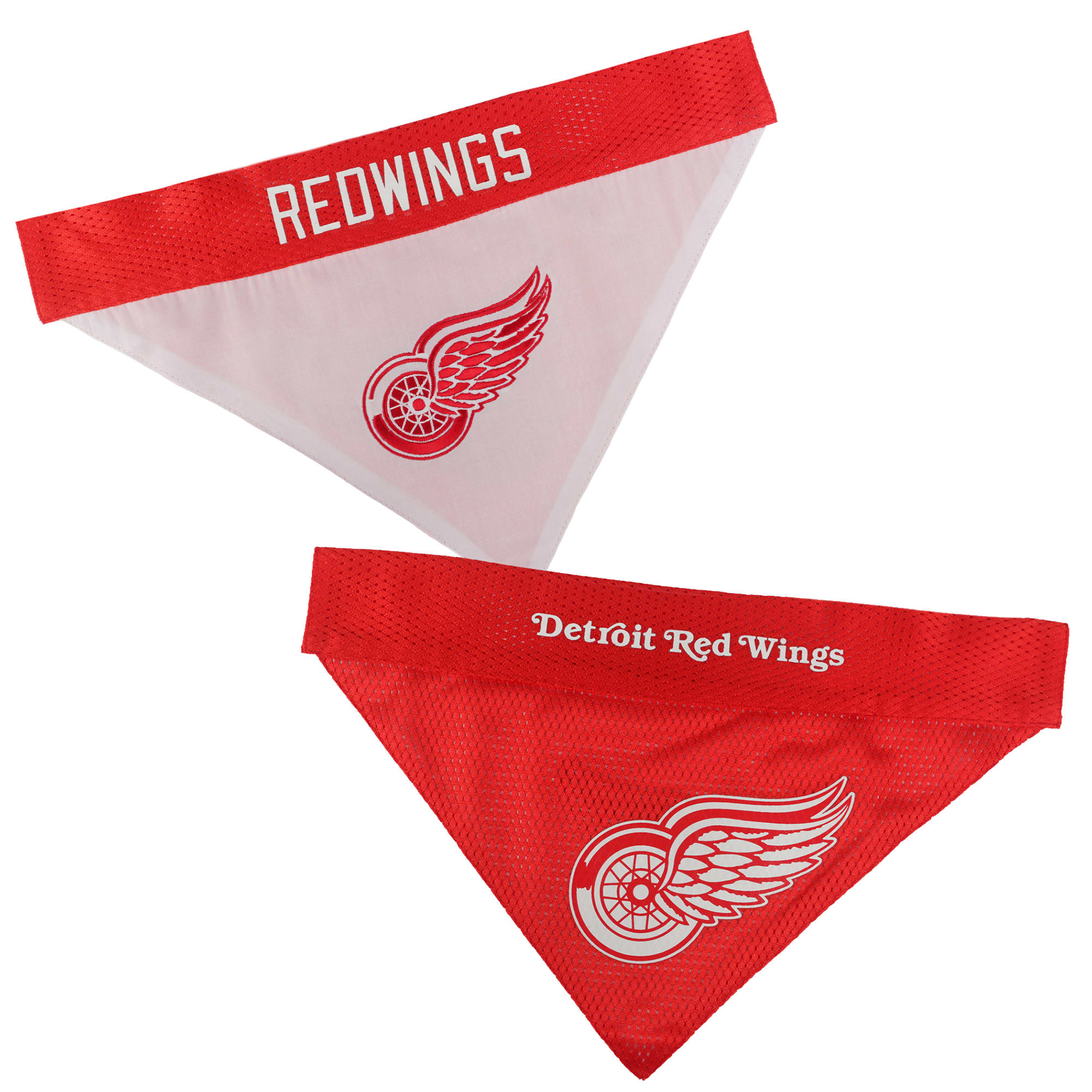 Pets First Detroit Red Wings Reversible Dog Bandana, Small/Medium | Petco