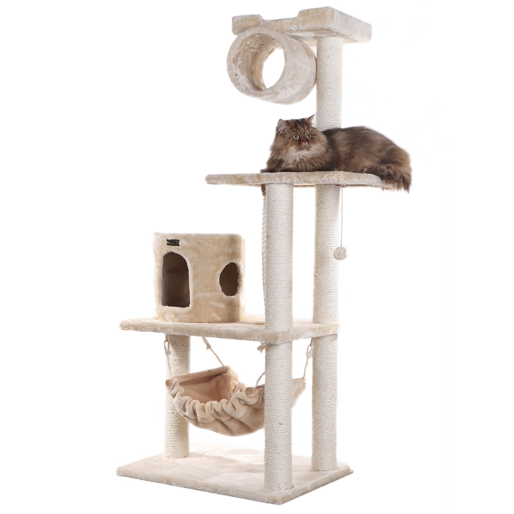 Armarkat Classic Model A6202 Real Wood Cat Tree, 62" H | Petco