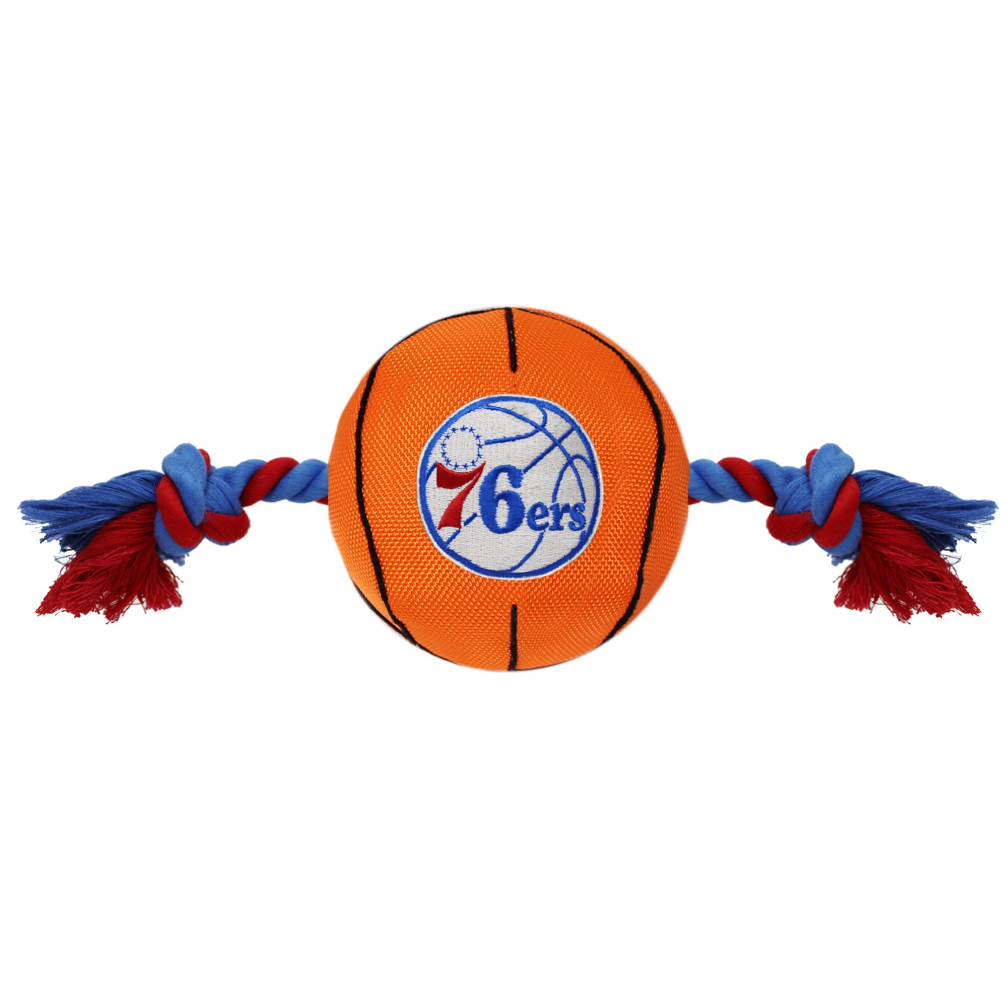 Pets First NBA 76ERS Nylon Basketball Rope Toy for Dogs, X-Large | Petco