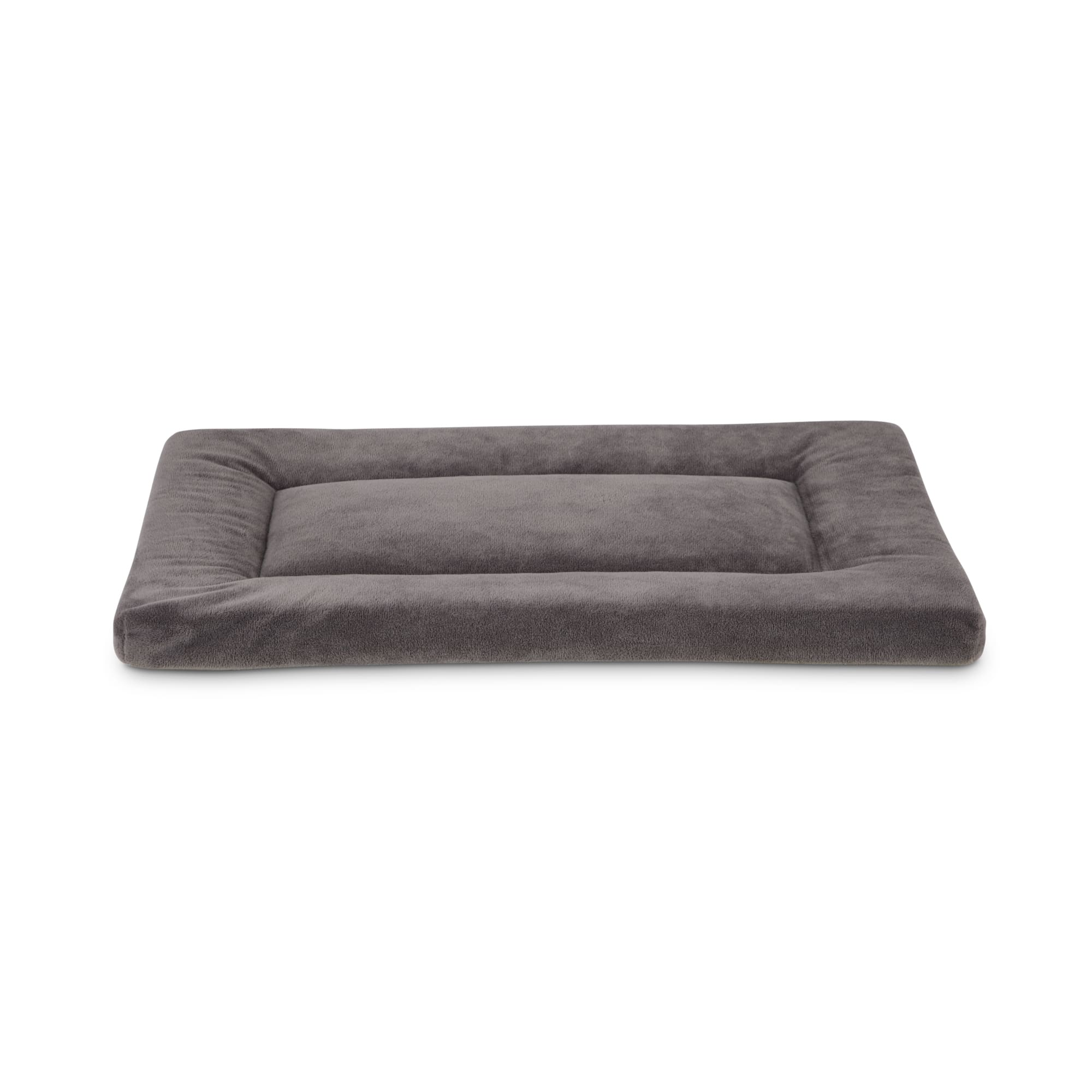 EveryYay Essentials Happy Place Soft-Touch Gray Dog Mat, 18" L X 11.5 ...