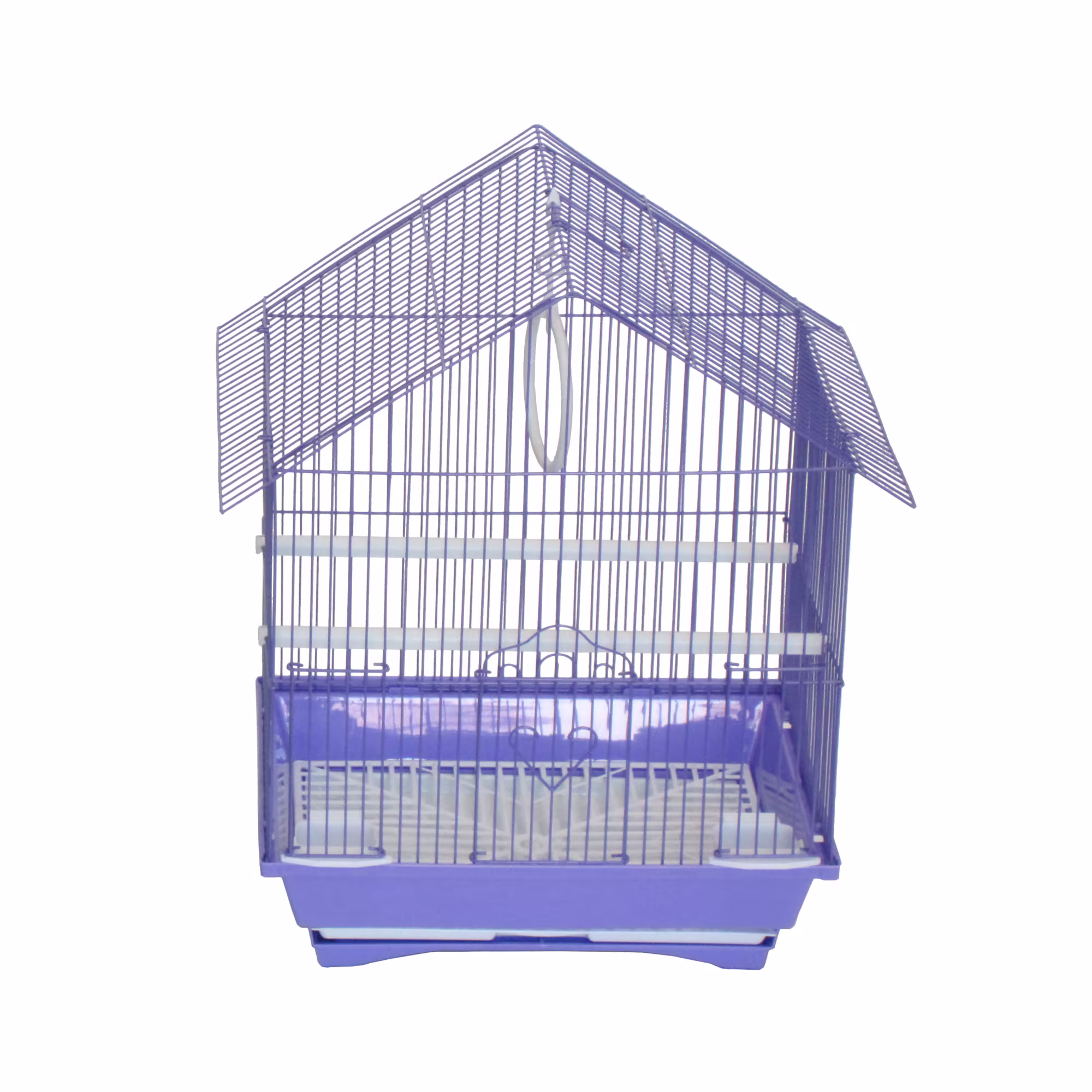 YML Purple House Top Style Parakeet Cage, 11" L X 9" W X 16" H | Petco