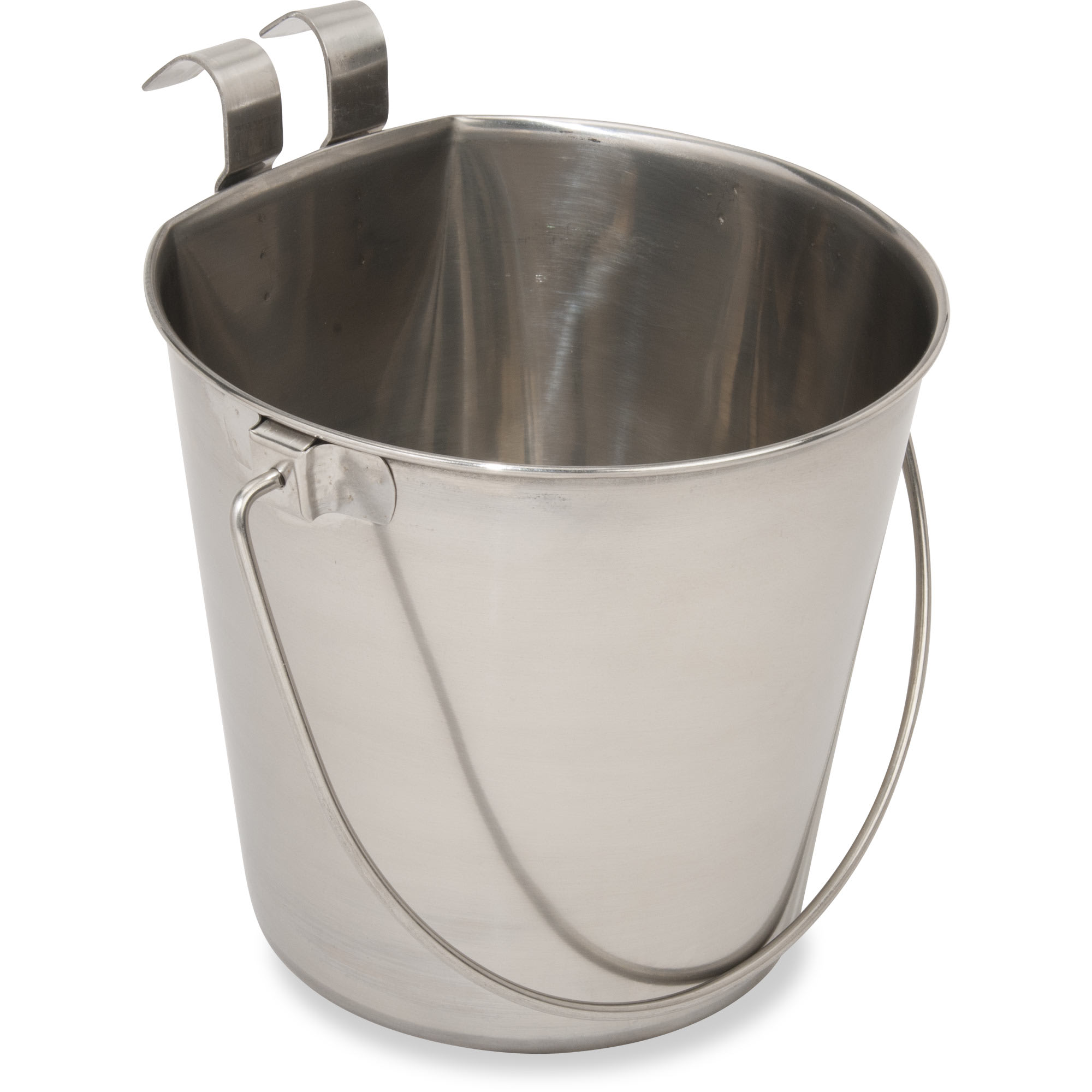 Indipets Stainless Steel Heavy Duty Flat-Sided Pail, 4 qts. | Petco