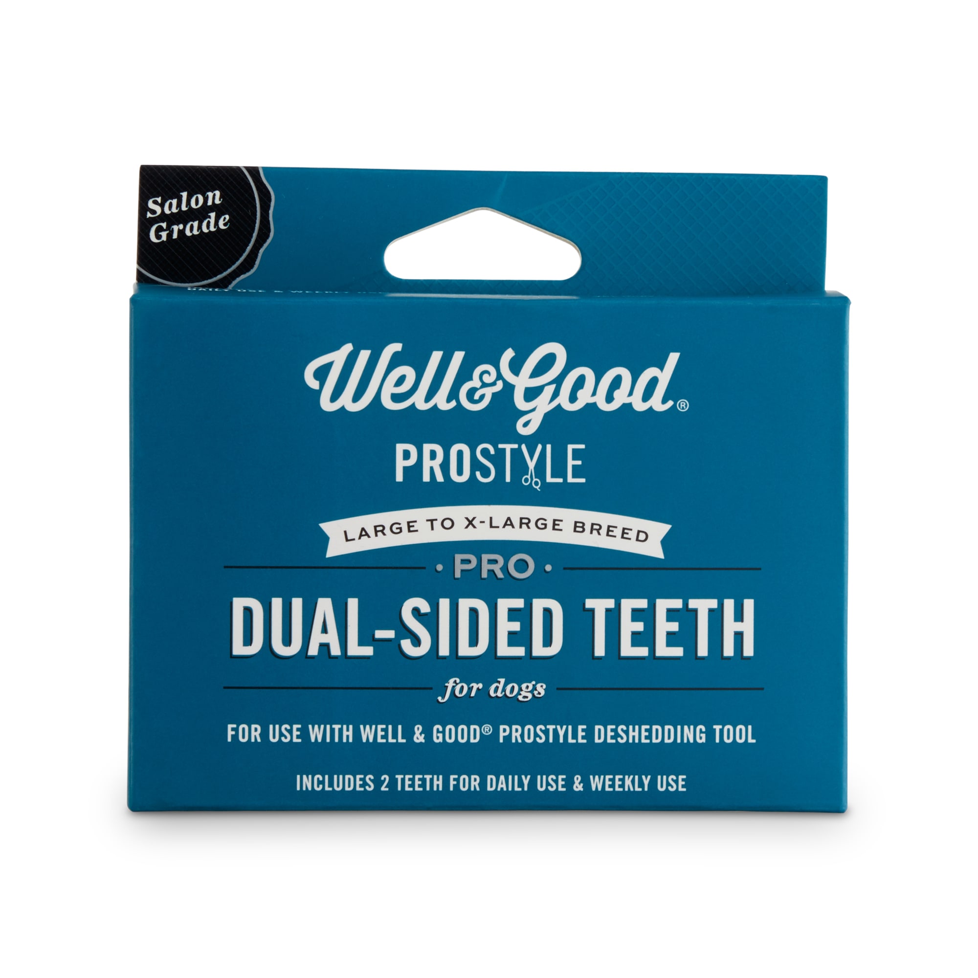 Well & Good Dual-Sided Deshedding Replacement Teeth for Dogs, Large/X ...