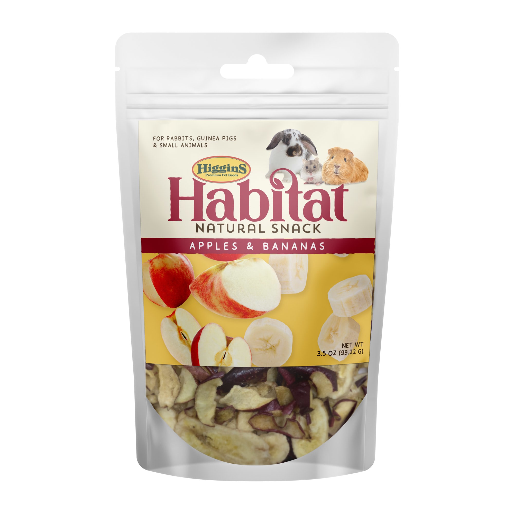 Higgins Habitat Natural Snack Apples & Bananas Treats for Rabbit, 3.5 ...