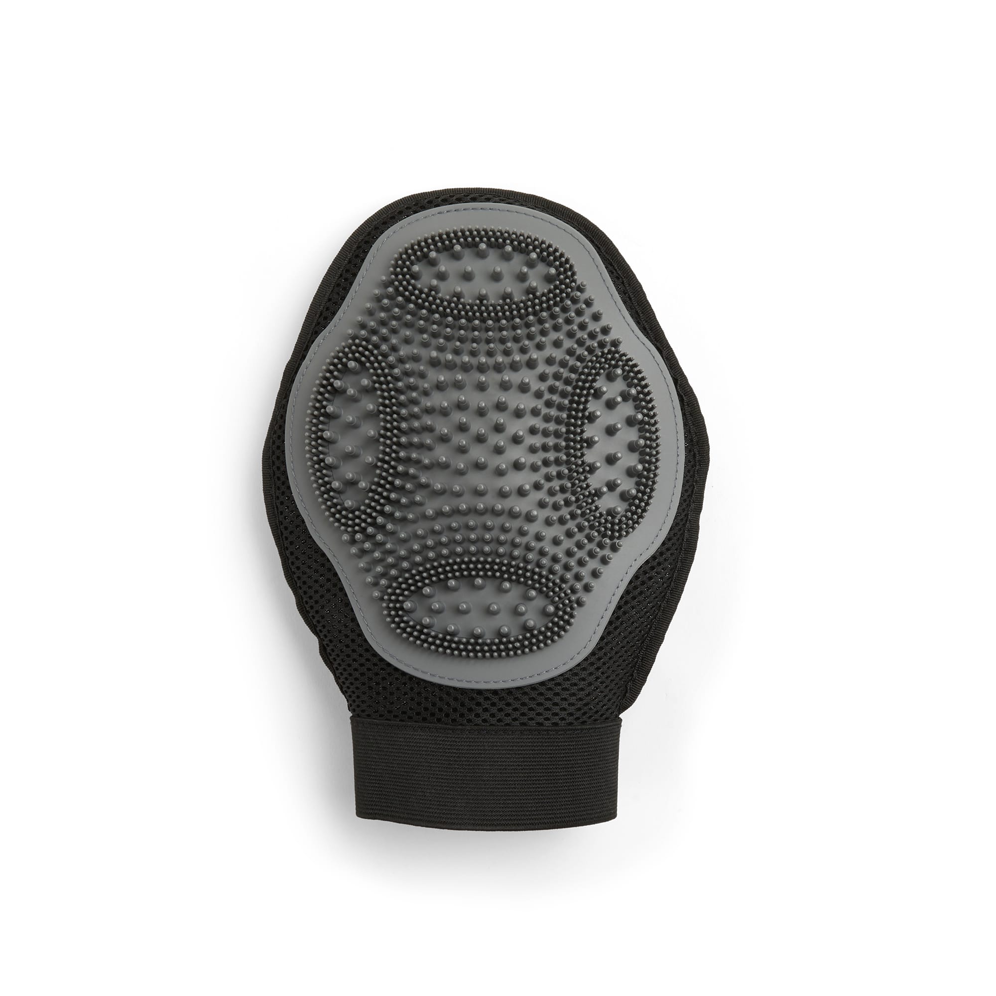 Well & Good 3-in-1 Grey Dog Grooming Mitt | Petco