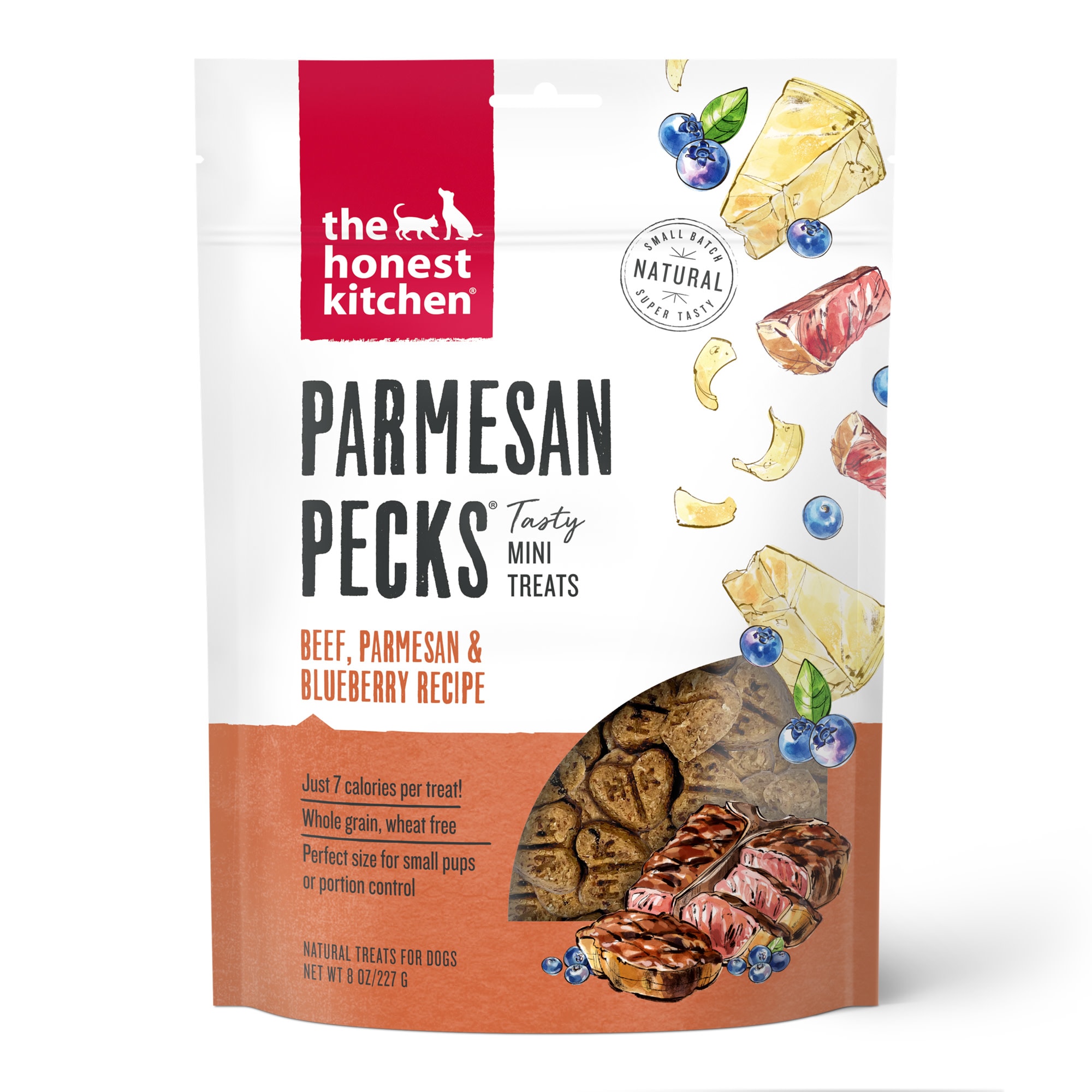 The Honest Kitchen Parmesan Pecks: Beef, Parmesan & Blueberry Recipe ...