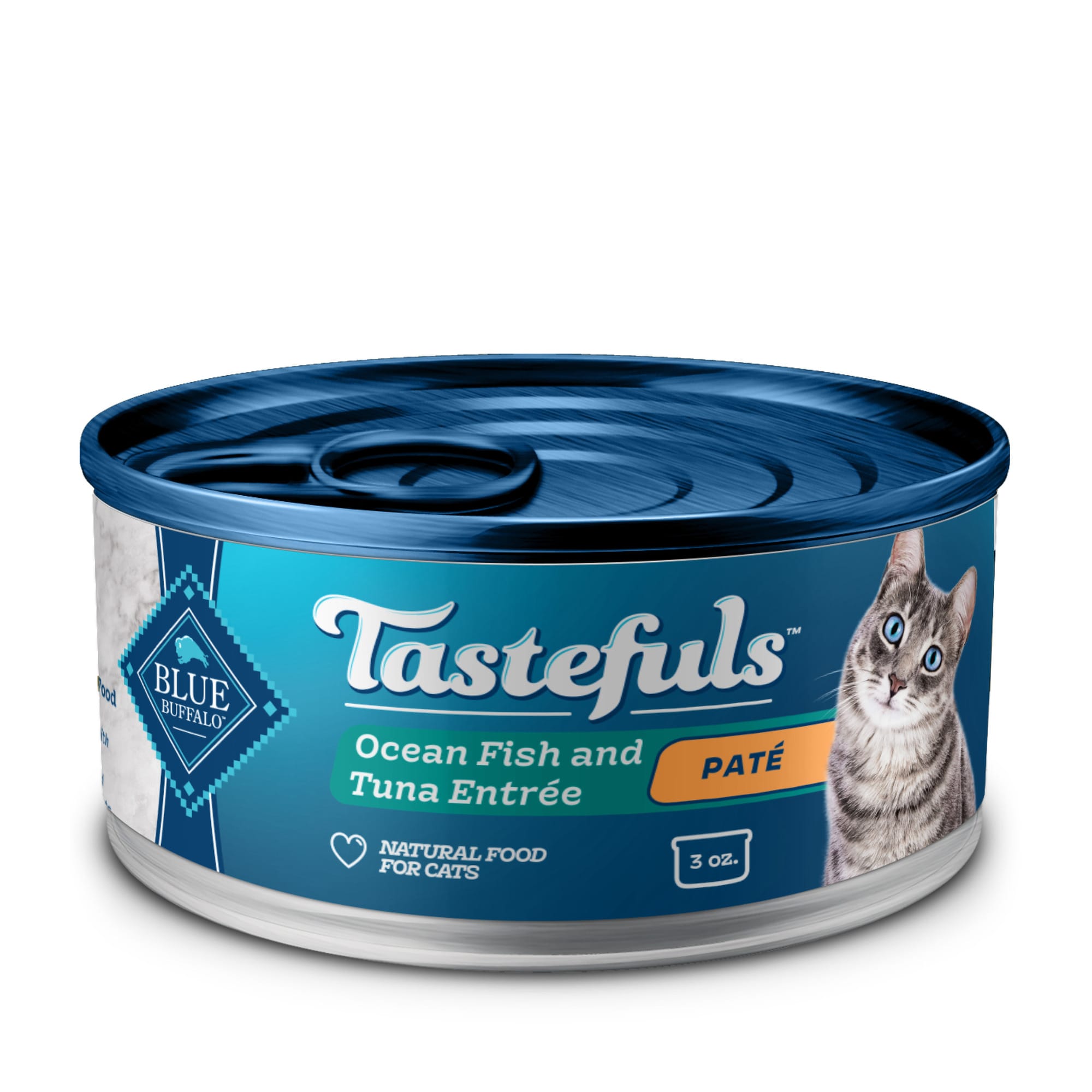 Blue Buffalo Tastefuls Made with Natural Ingredients, Ocean Fish and ...