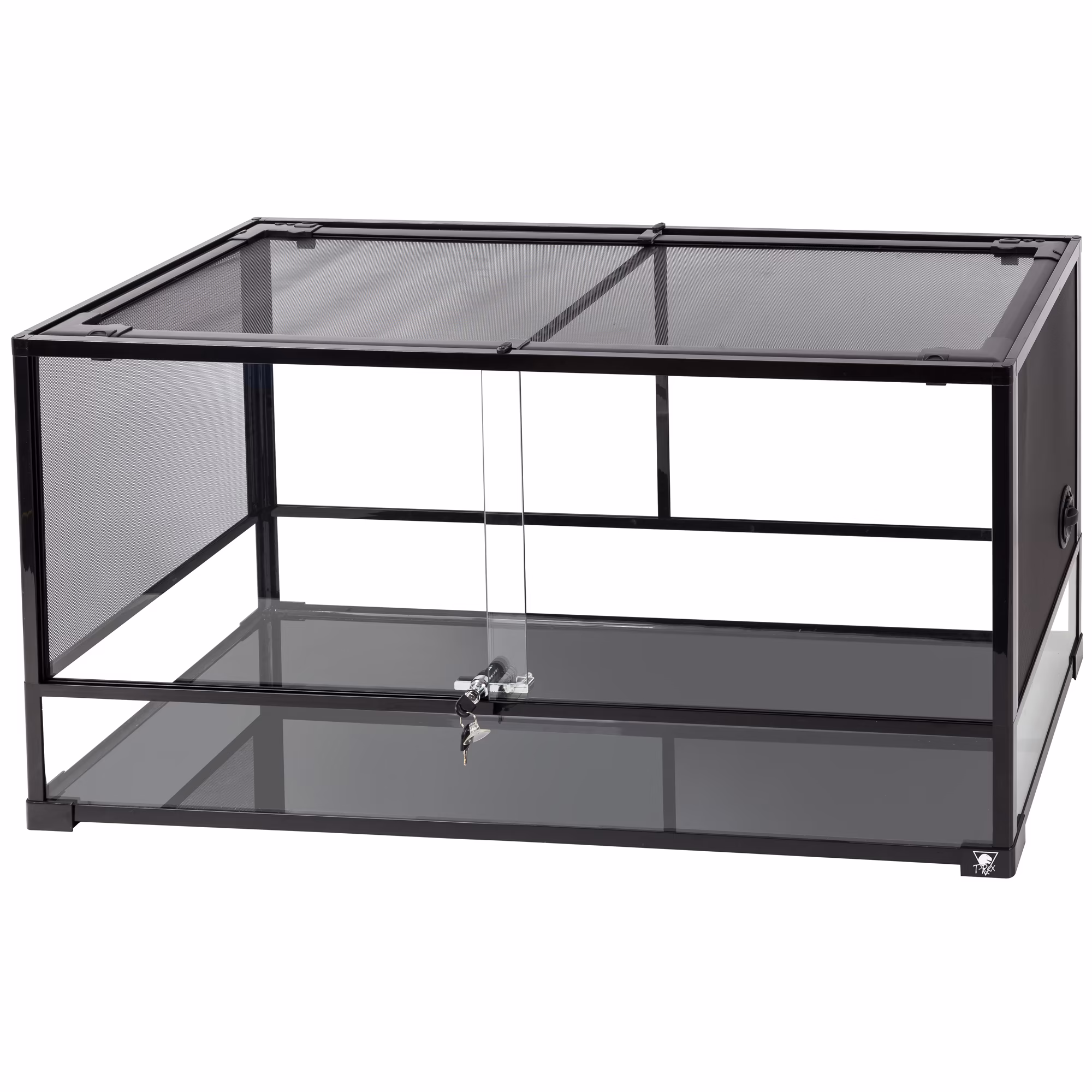 T-Rex Double Sliding Door Glass Terrarium, 48" L X 24" W X 24" H | Petco
