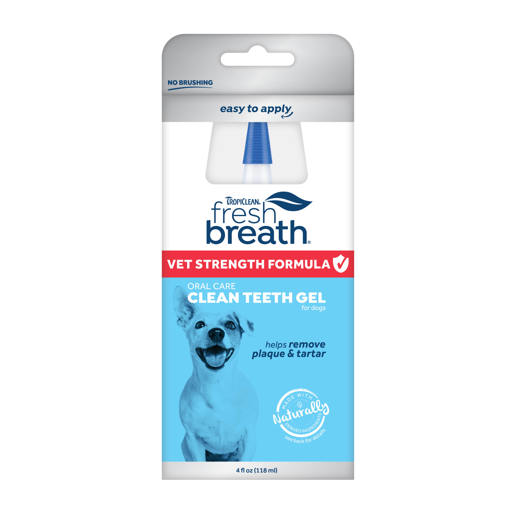 TropiClean Fresh Breath Vet Strength Formula Oral Care Clean Teeth Gel ...