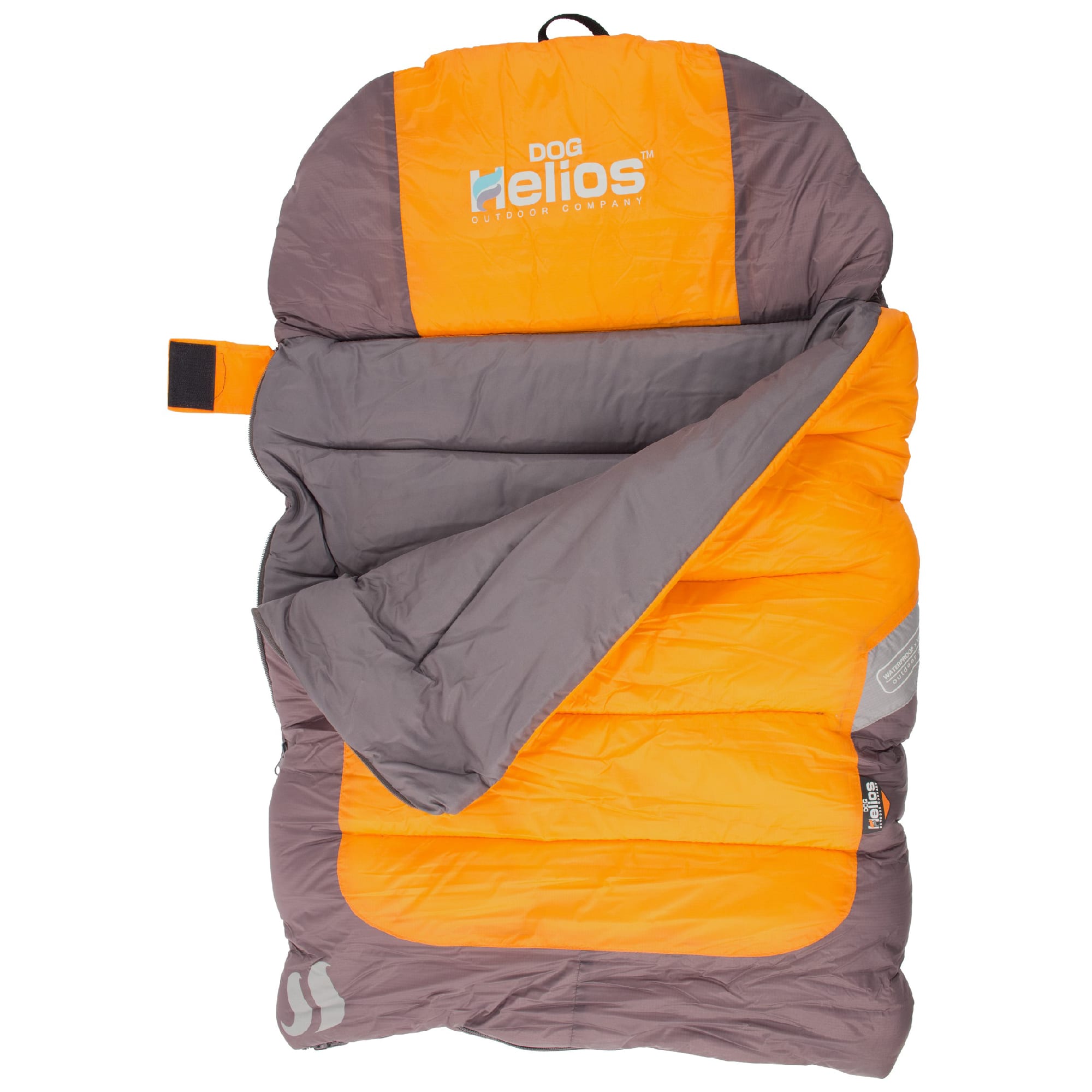 Dog Helios Orange Trail-Barker Multi-Surface Travel Dog Bed Featuring ...