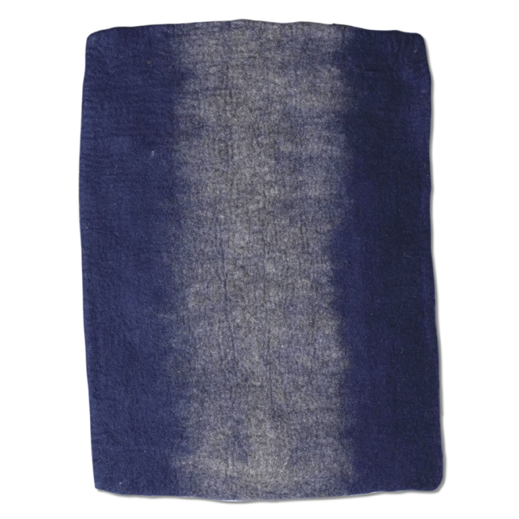 Dharma Dog Karma Cat Navy Ombre Wool Pet Mat, 40" L X 28" W | Petco