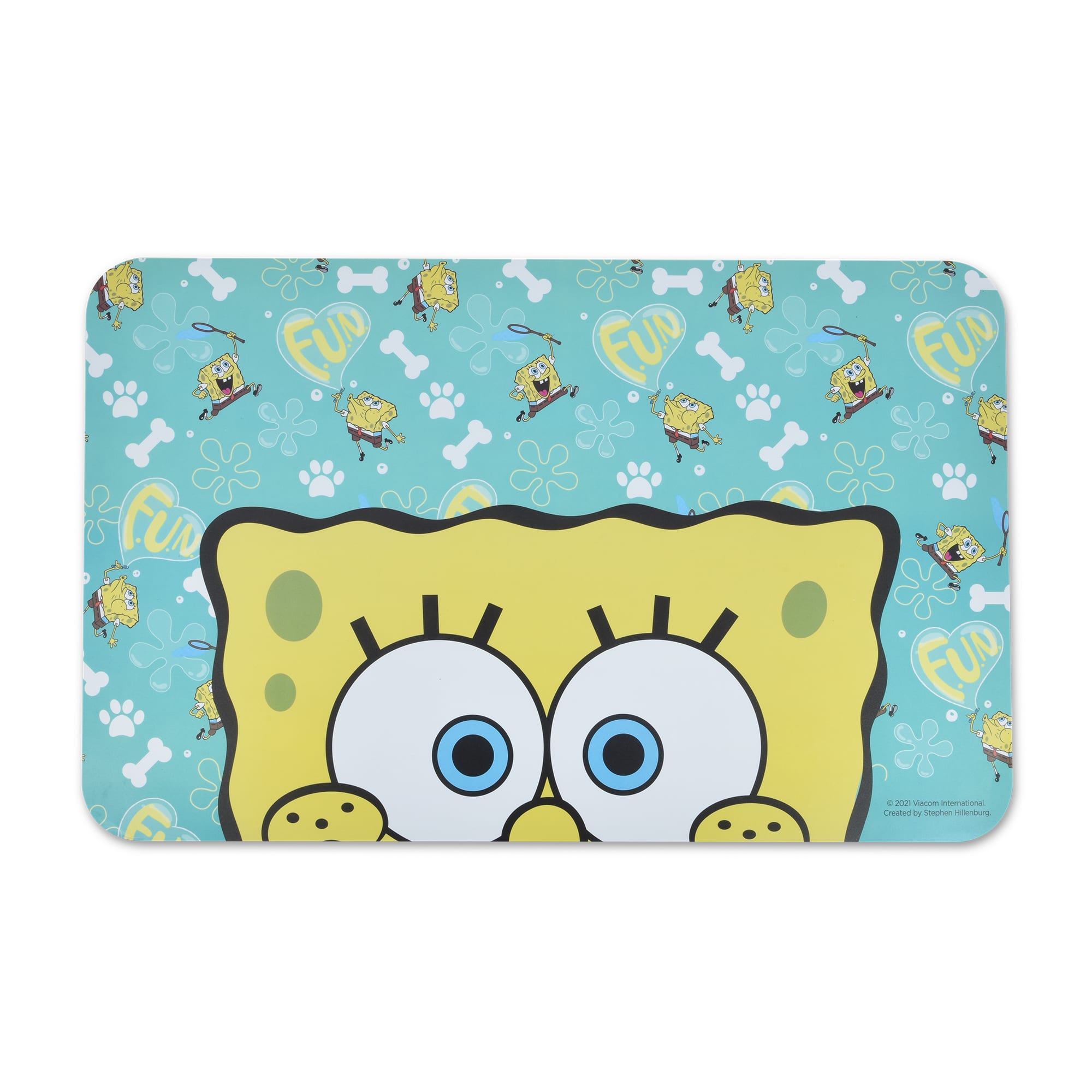 Fetch for Pets SpongeBob Dog Placemat, 19"x12" | Petco