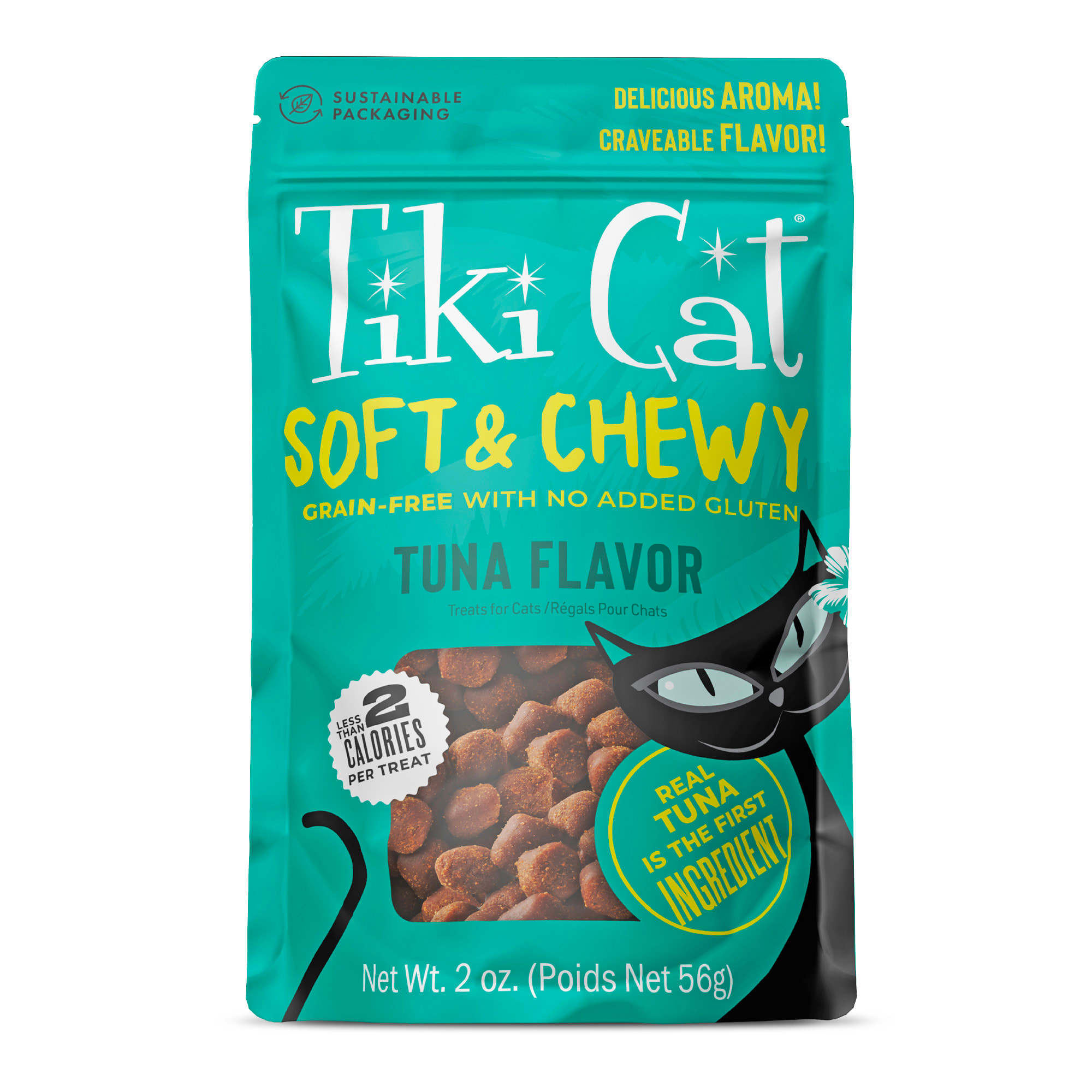 Tiki Cat Soft Chewy Tuna Flavor Wet Cat Food 2 Oz Case Of 8 Petco