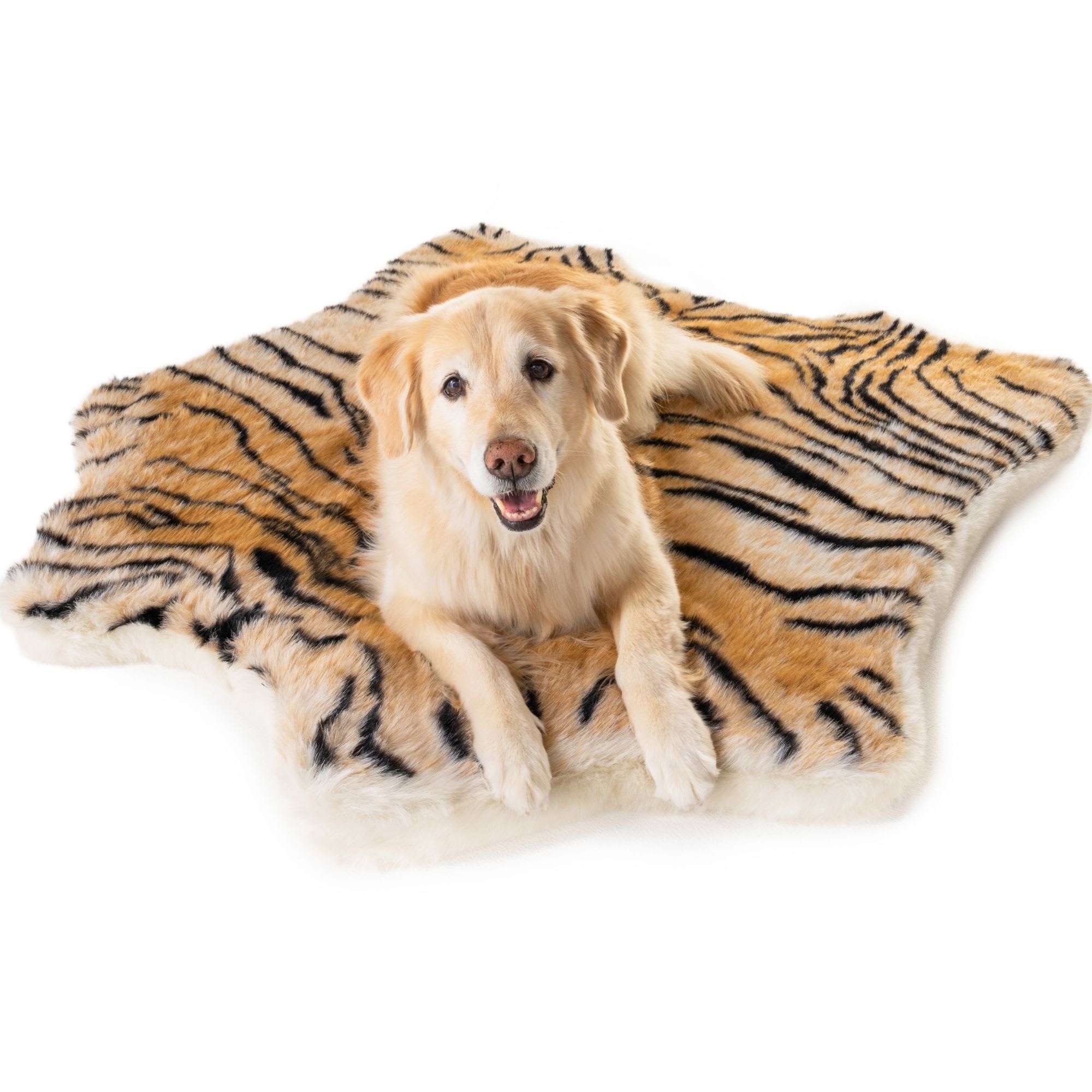 Paw Brands PupRug Animal Print Memory Foam Dog Bed, 55" L X 50" W | Petco