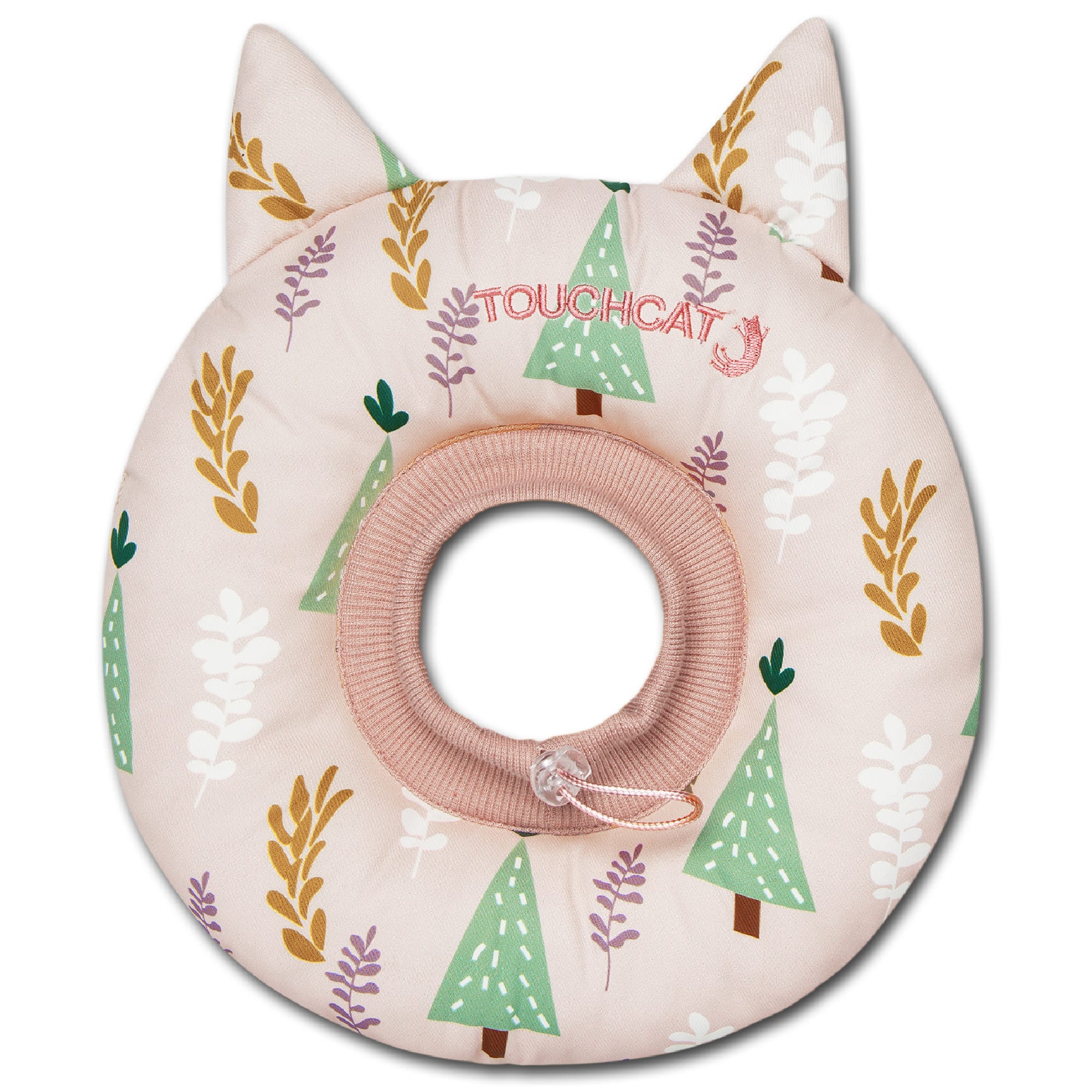 Touchcat Pink 'Ringlet' Licking and Scratching Adjustable Pillow Cat ...