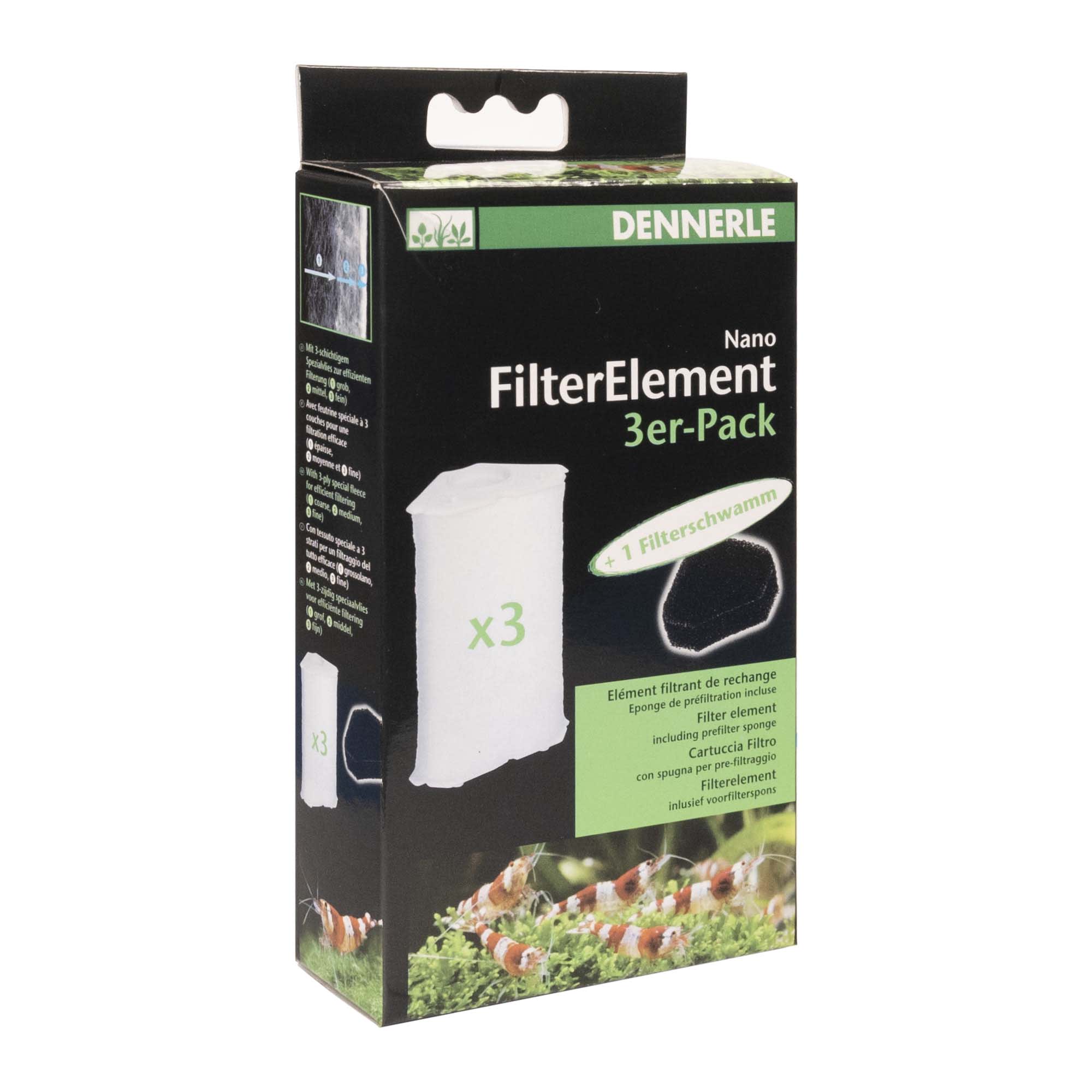 Dennerle Filter Media Replacement for Corner Filter, Pack of 3 | Petco