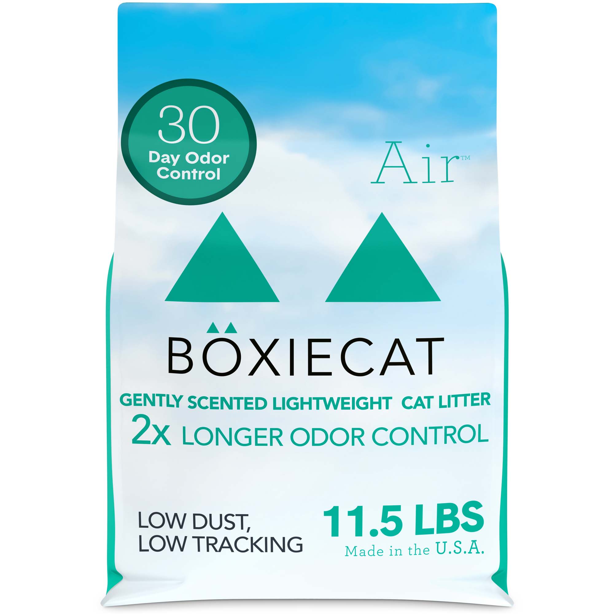 Boxiecat Air Gently Scented Lightweight Clumping Cat Litter, 11.5 lbs ...