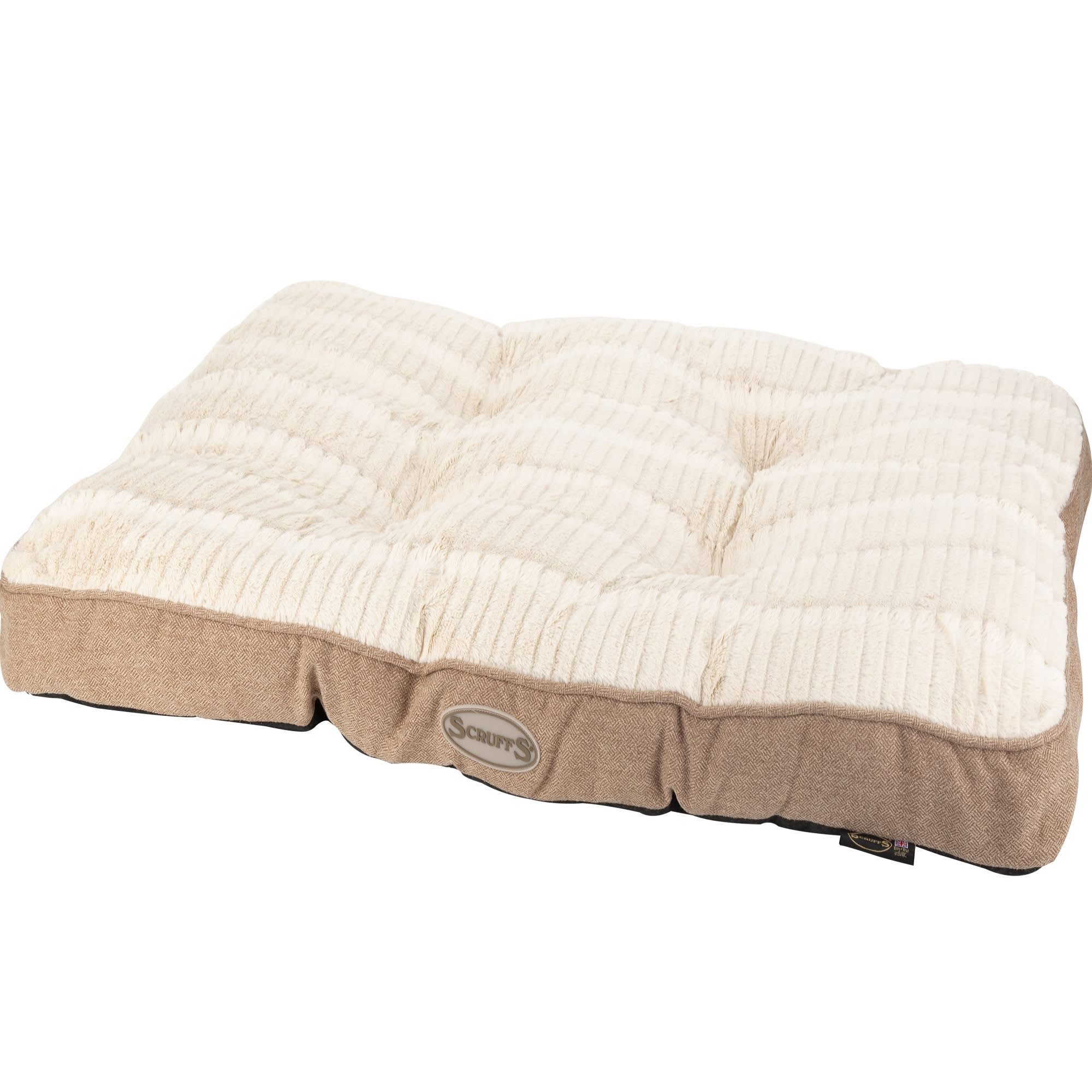 SCRUFFS Tan Ellen Dog Mattress, 39" L X 27.5" W X 3.1" H | Petco
