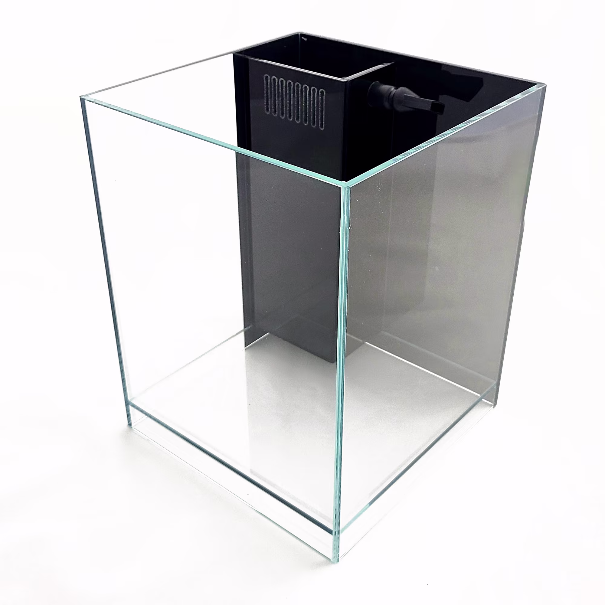 Lifegard Aquatics Ultra Low Iron Glass Betta Aquarium with Filter, 2.65 ...