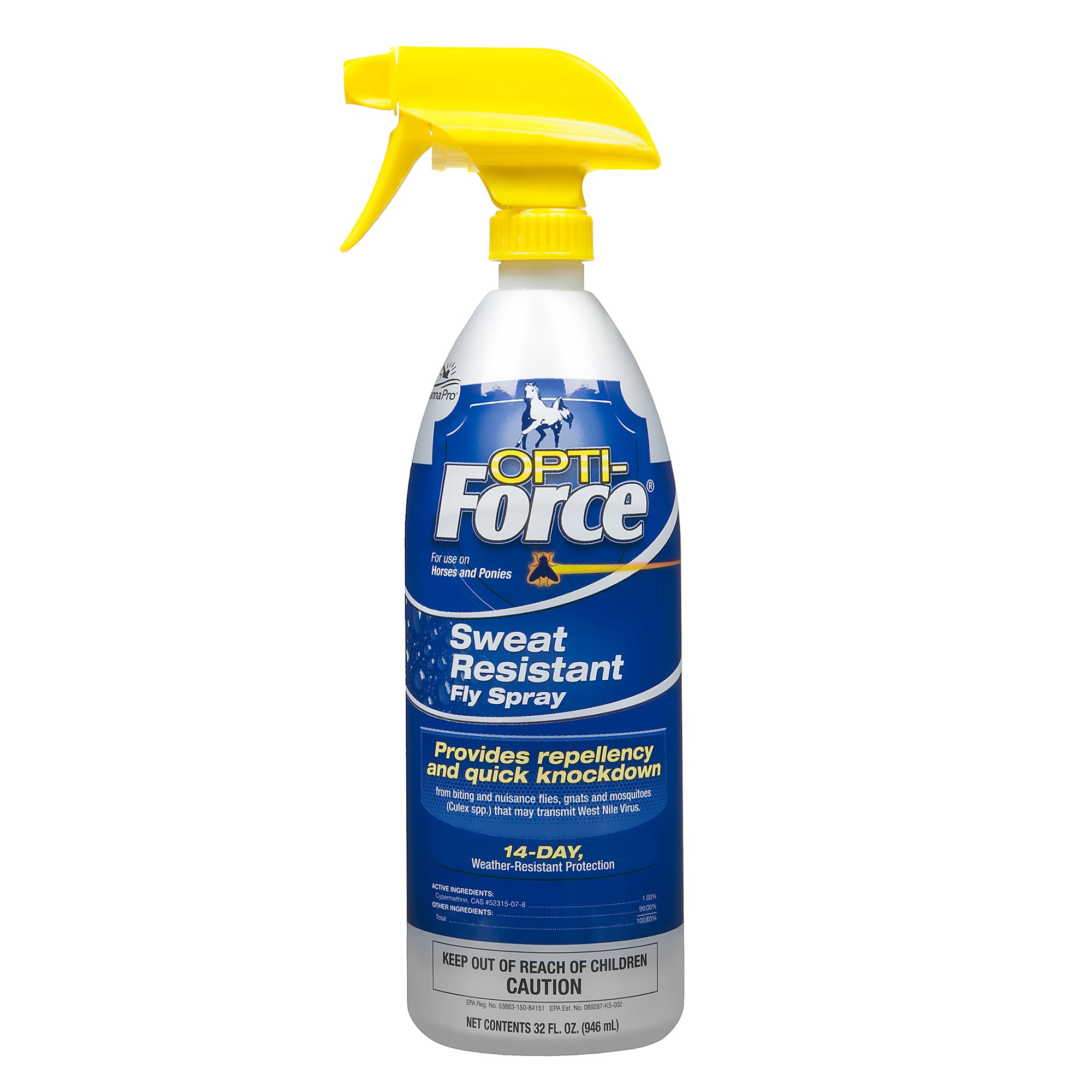 Pro-Force Opti Fly Repellent Spray for Horses, 32 fl. oz. | Petco