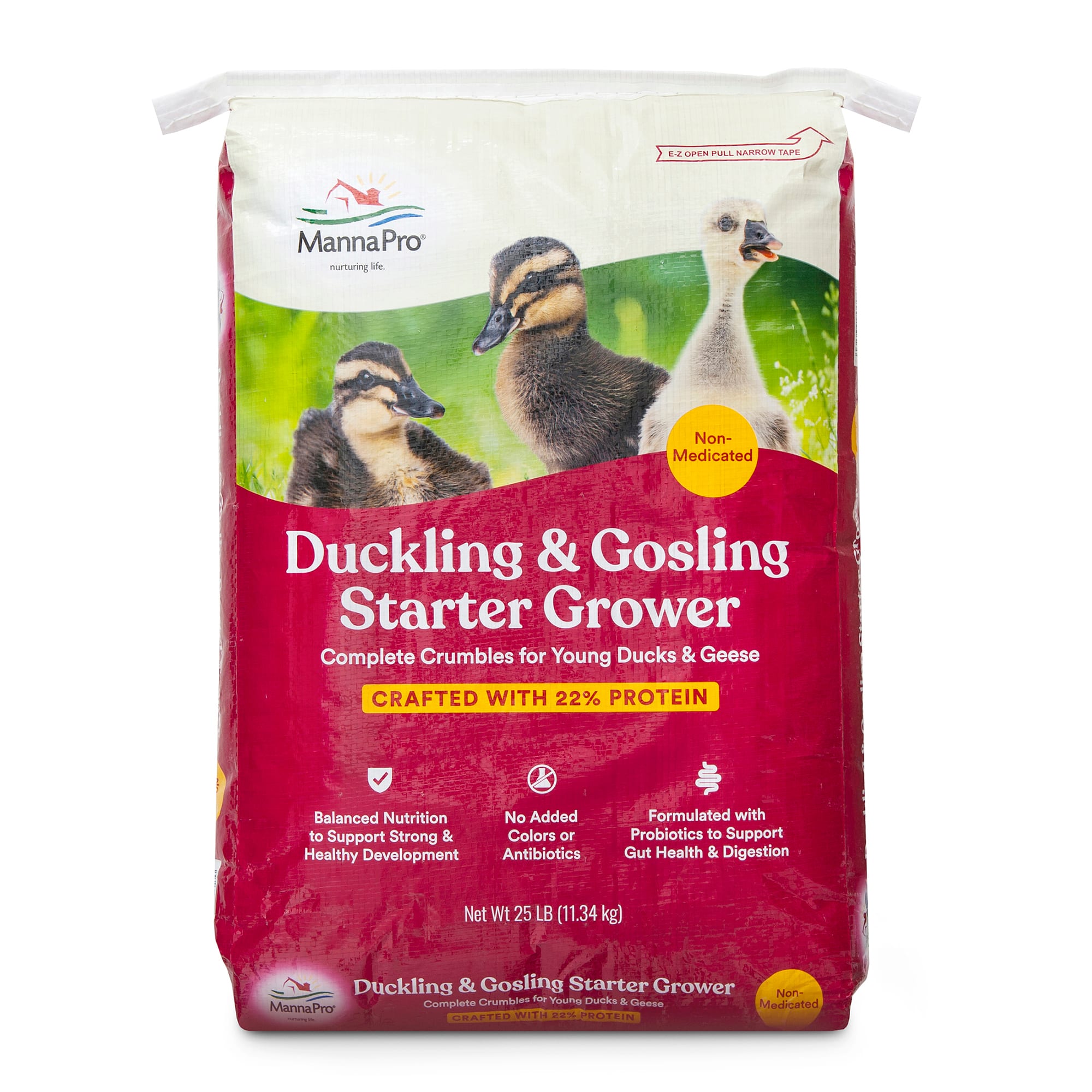 Manna Pro Duckling Gosling Starter Grower Crumble, 25 lbs. | Petco