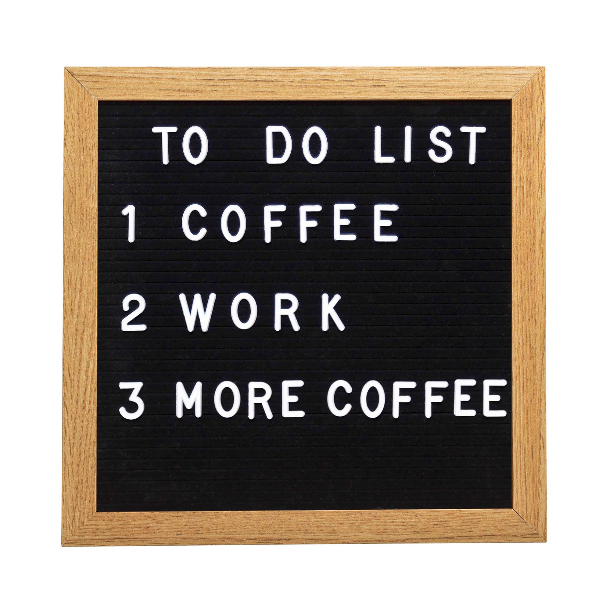 Pearhead Pet Natural Wood and Black Felt Letter Board Set | Petco