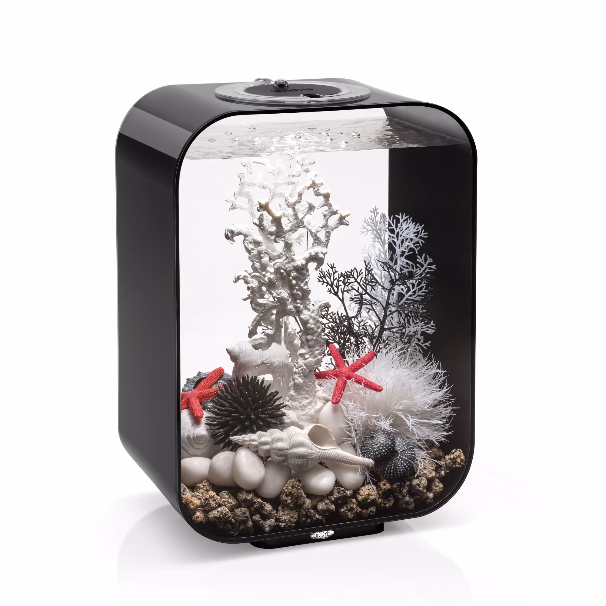 biOrb LIFE 15 Black Aquarium with MCR Light, 4 Gallon | Petco