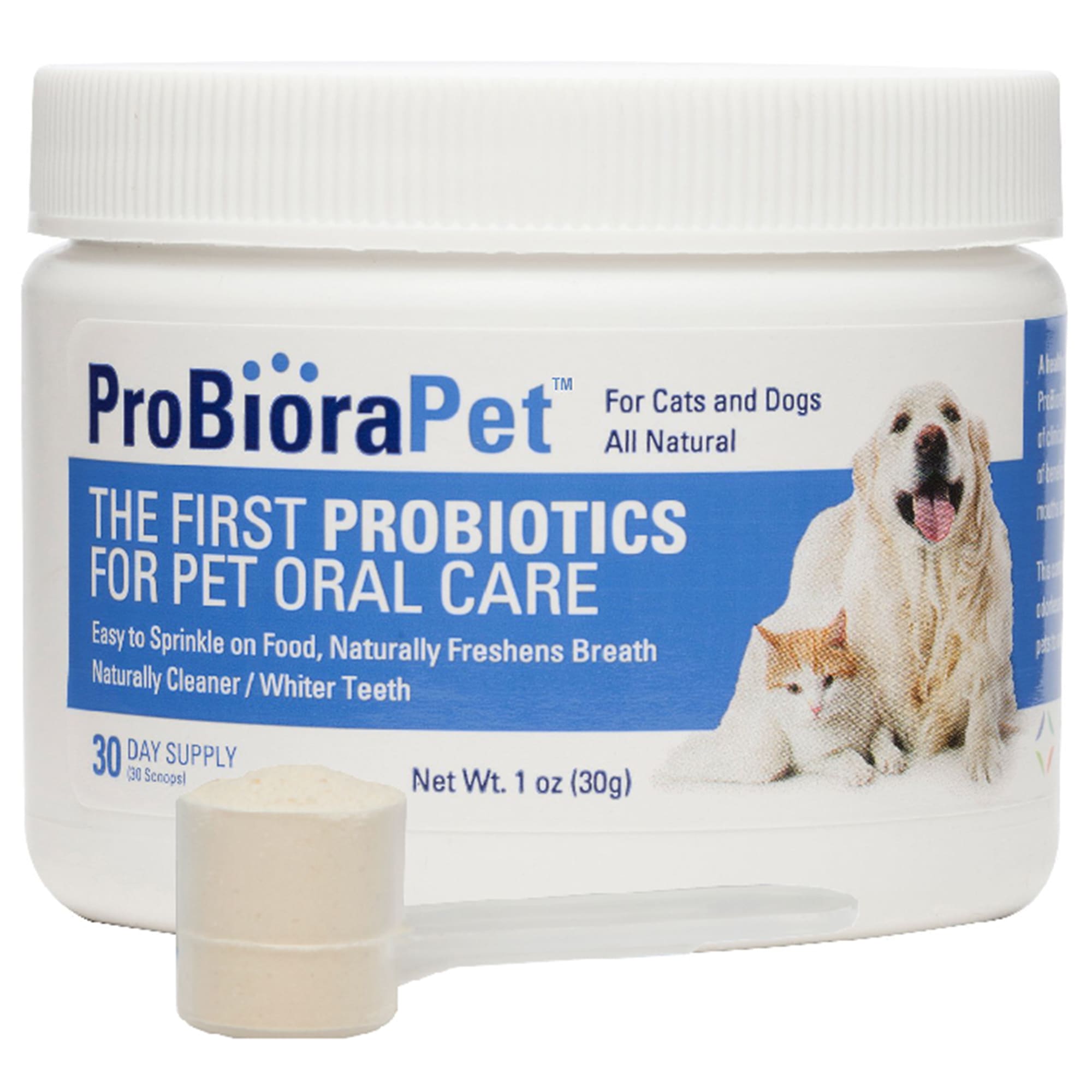 ProBiora Pet All Natural Probiotics Oral Care for Cats and Dogs, 1 oz ...