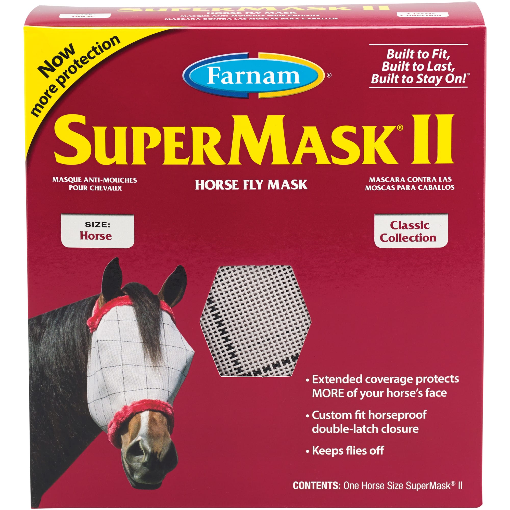 Farnam Classic Horse Fly SuperMask II Without Ears | Petco