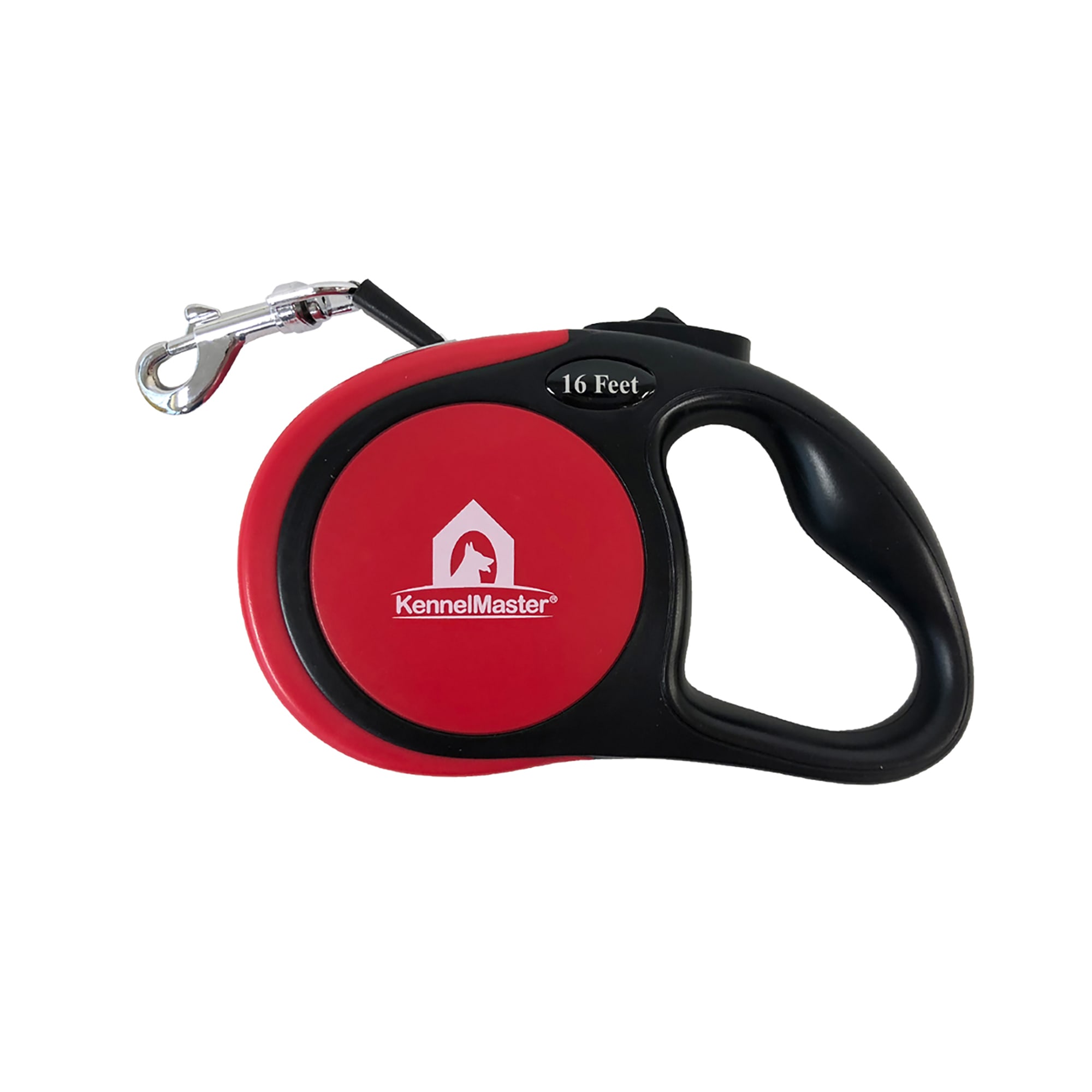 KennelMaster Retractable Dog Leash, Medium, Red, 16 ft. | Petco