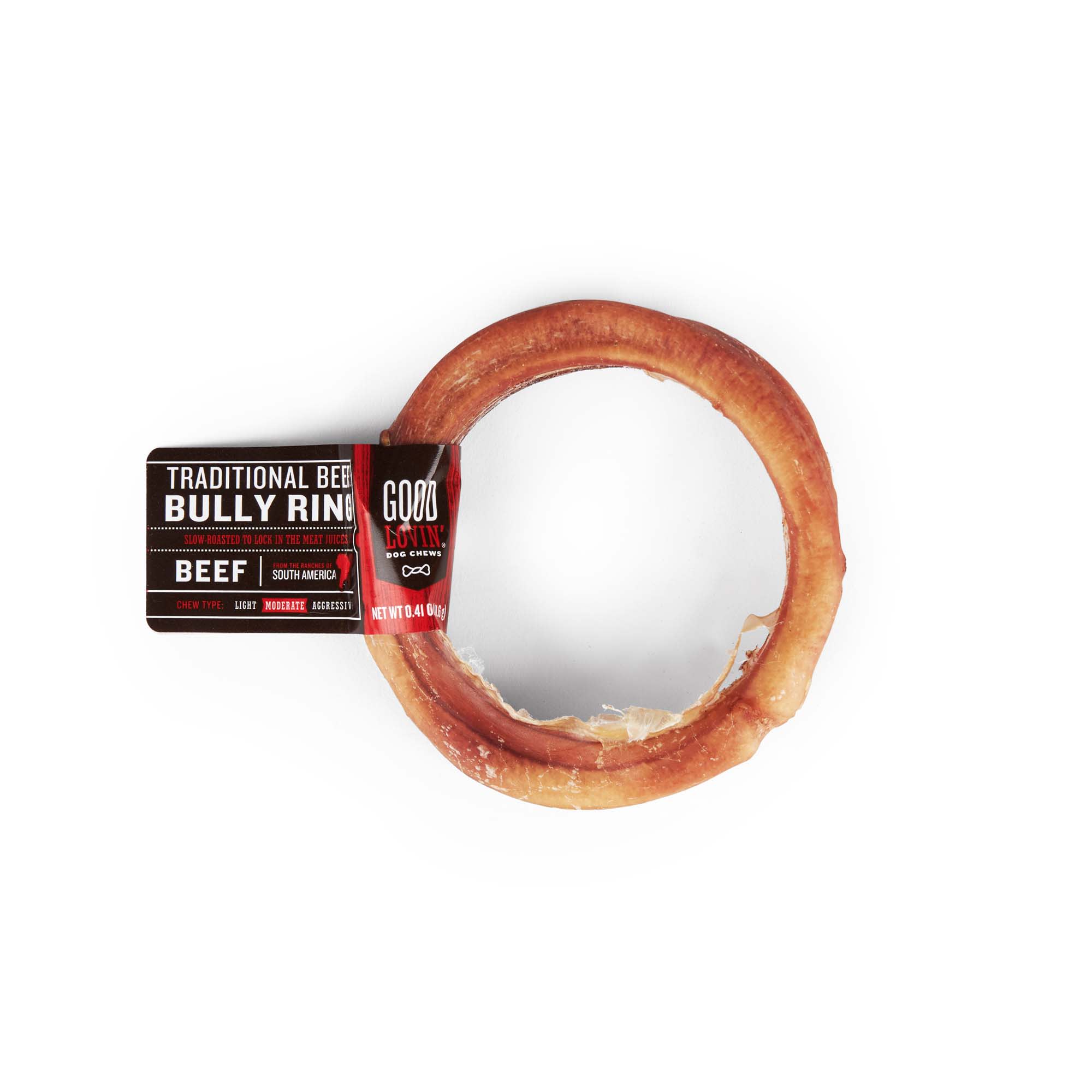 Good Lovin' Traditional Beef Bully Ring Dog Chews, 0.41 oz. | Petco