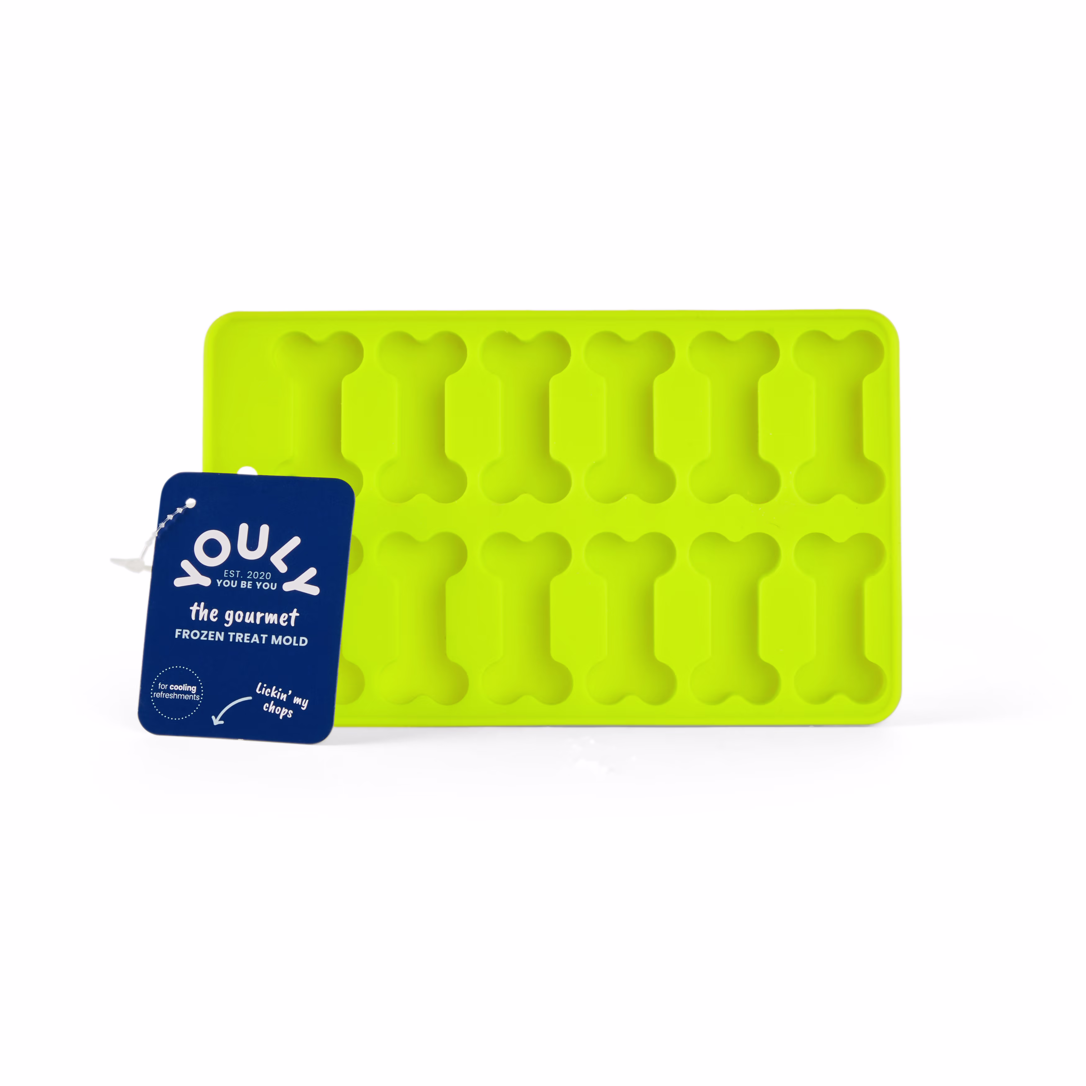YOULY Green Bone Ice Mold, Medium | Petco