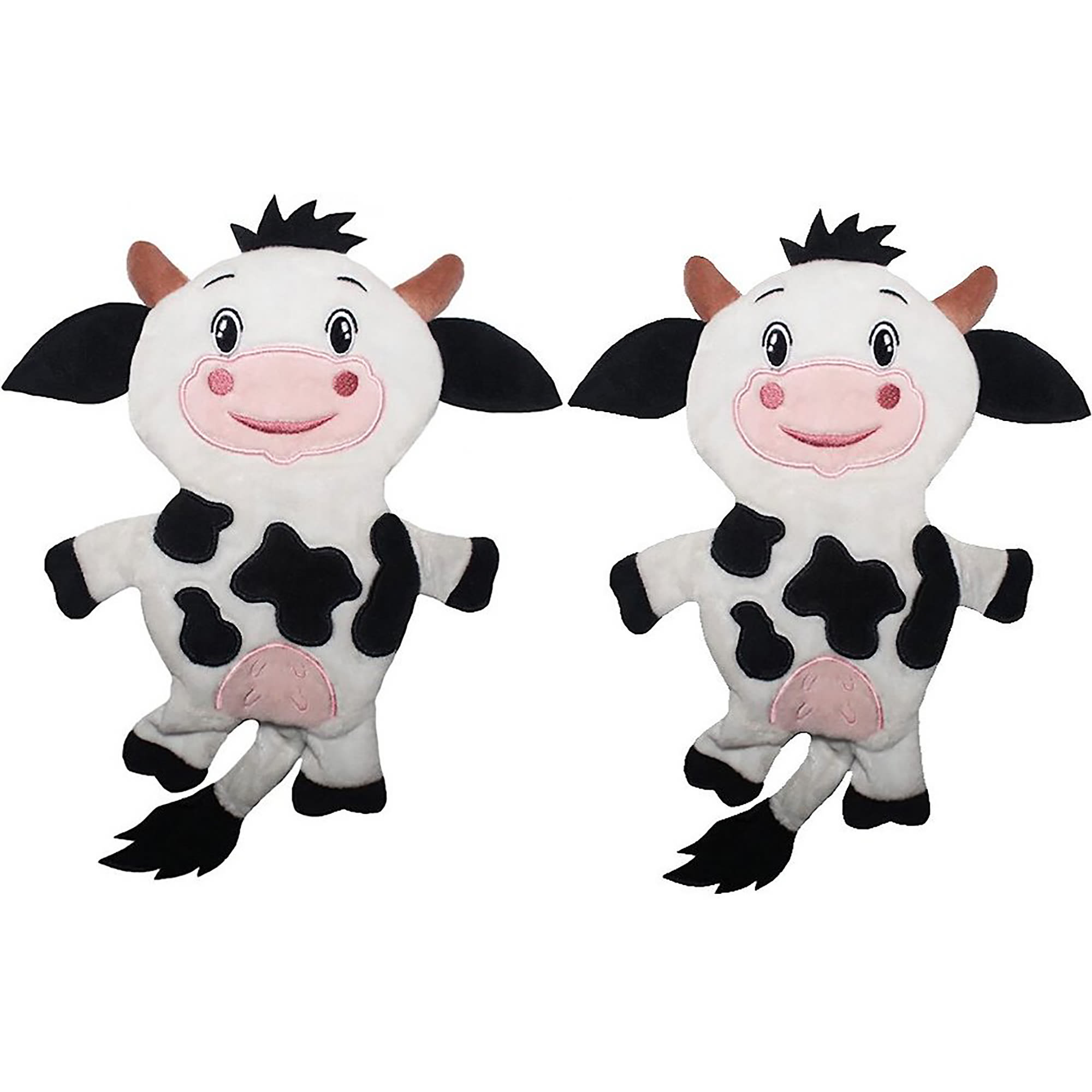 Piggy Poo and Crew Cow Paper Crinkle Squeaker Toy, Small, 2 Ct. | Petco