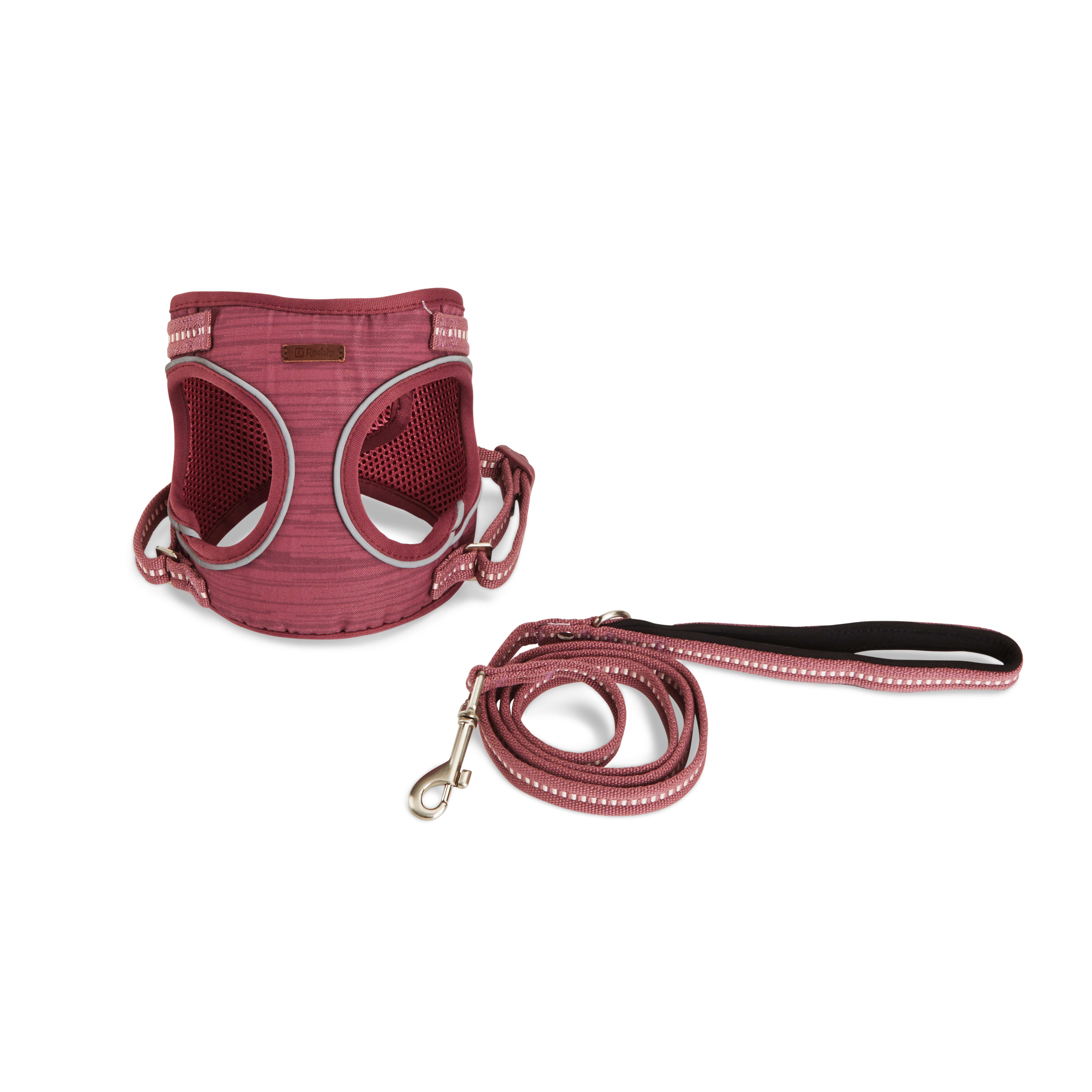 Reddy Heather Cat Harness Set, Pink, Small/Medium | Petco