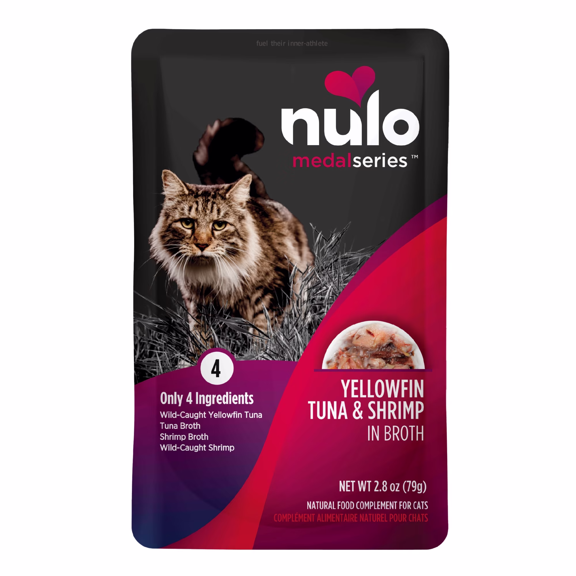 Nulo MedalSeries Grain-Free Tuna & Shrimp in Broth Wet Cat Food, 2.8 oz ...