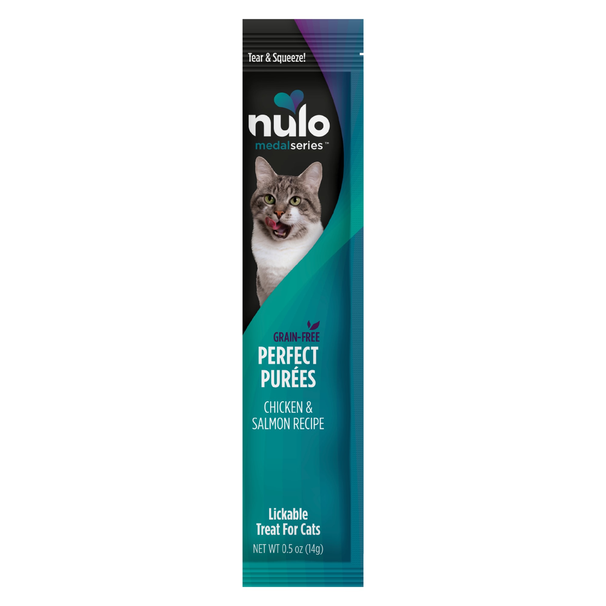 Nulo MedalSeries Chicken & Salmon Puree Wet Cat Food, 0.5 oz., Case of ...