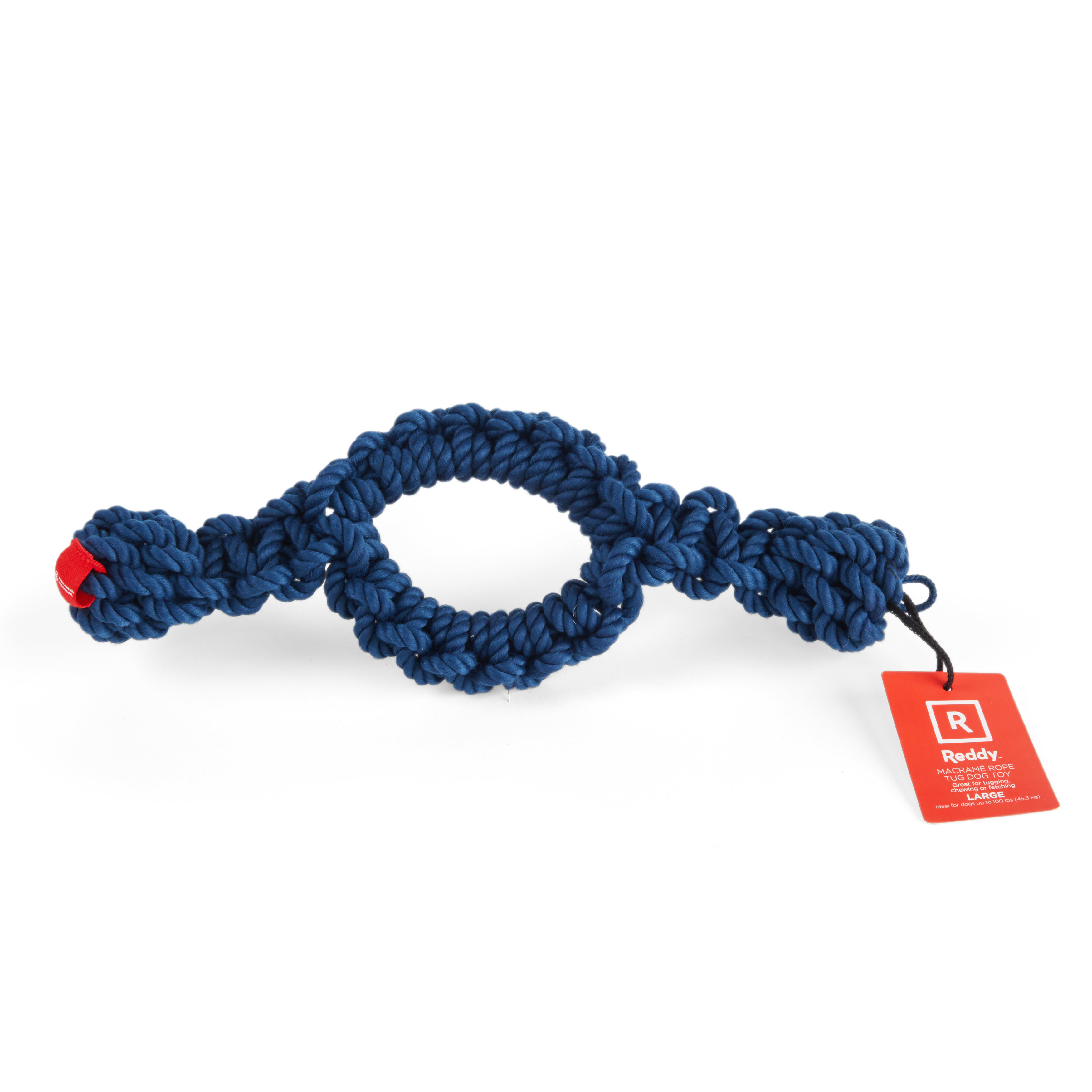 Reddy Blue Macro Ring Dog Toy, Medium | Petco
