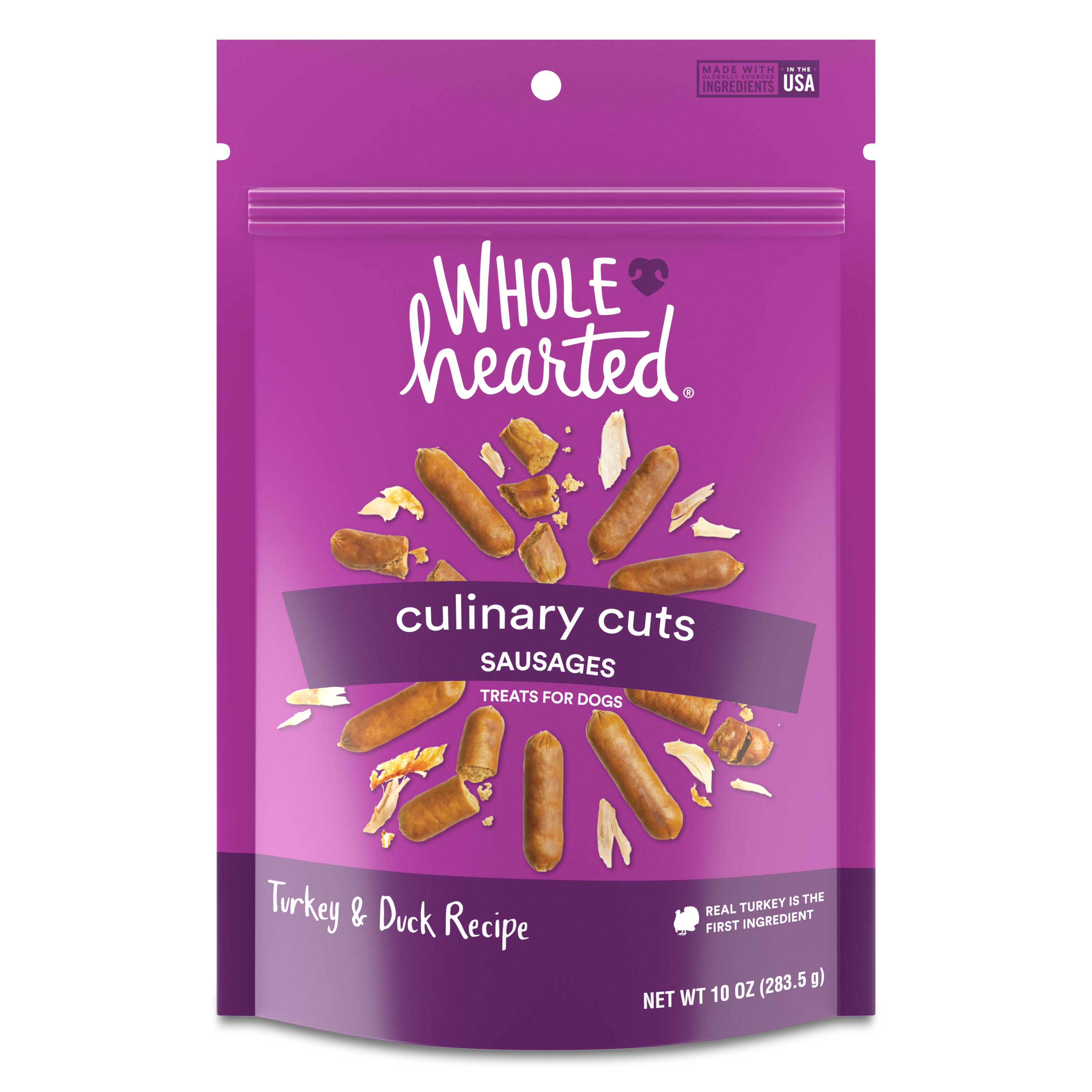 WholeHearted Culinary Cuts Sausages Turkey & Duck 10 oz. | Petco