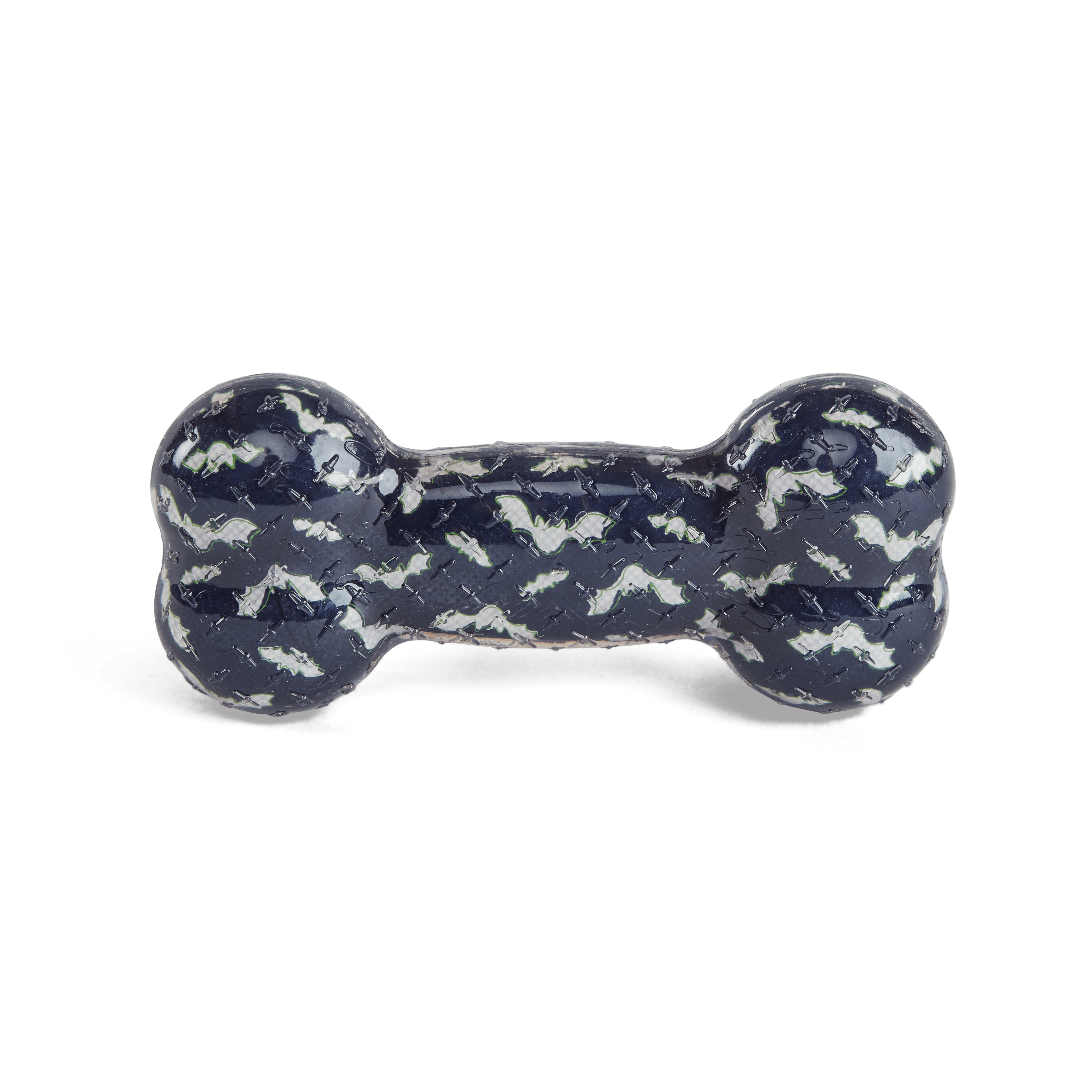 Bootique Glow Bat TPR Bone Dog Toy, Small | Petco