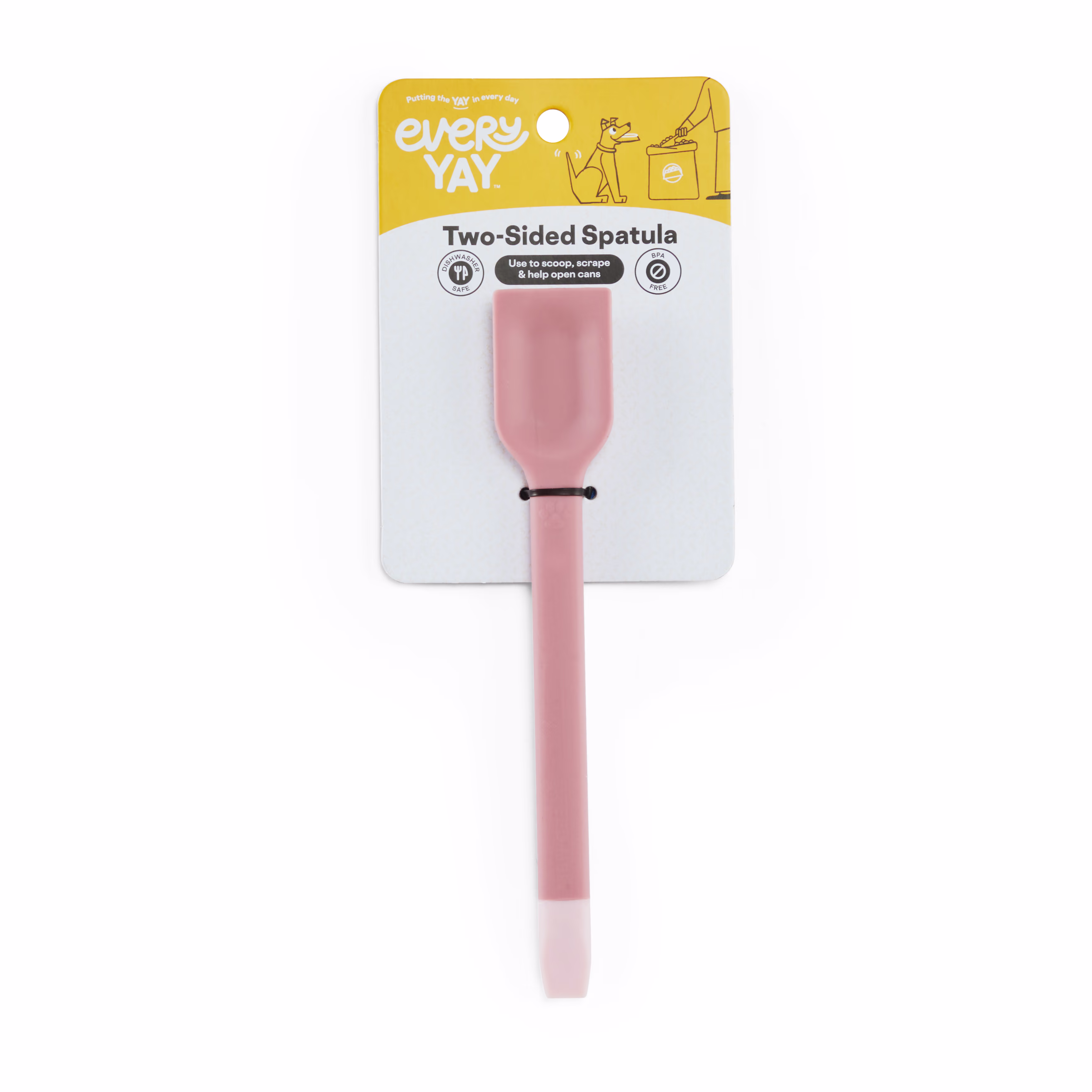 EveryYay Pink Two-Sided Spatula for Pets | Petco