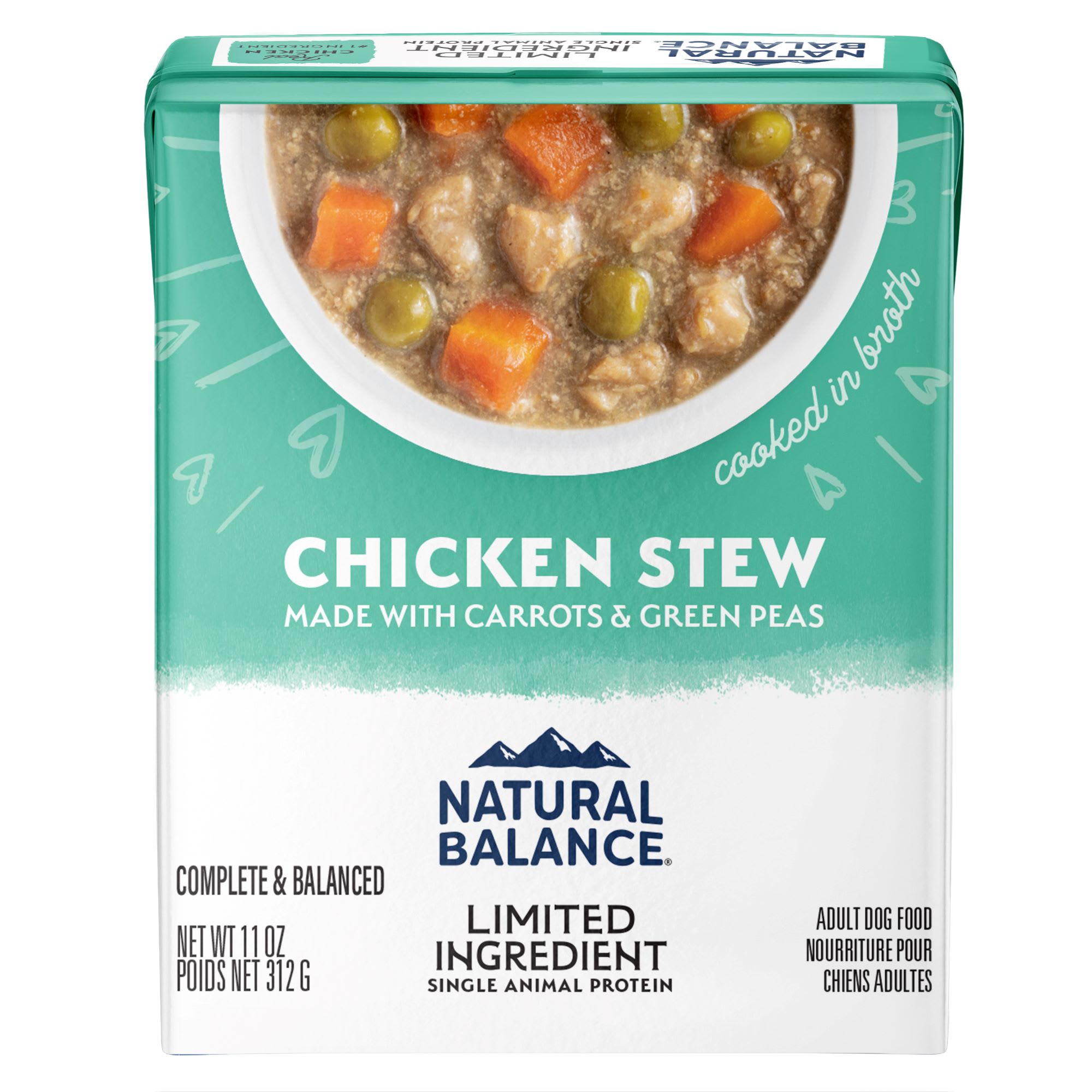 Natural Balance Limited Ingredient Chicken Stew Dog Food, 11 oz., Case ...
