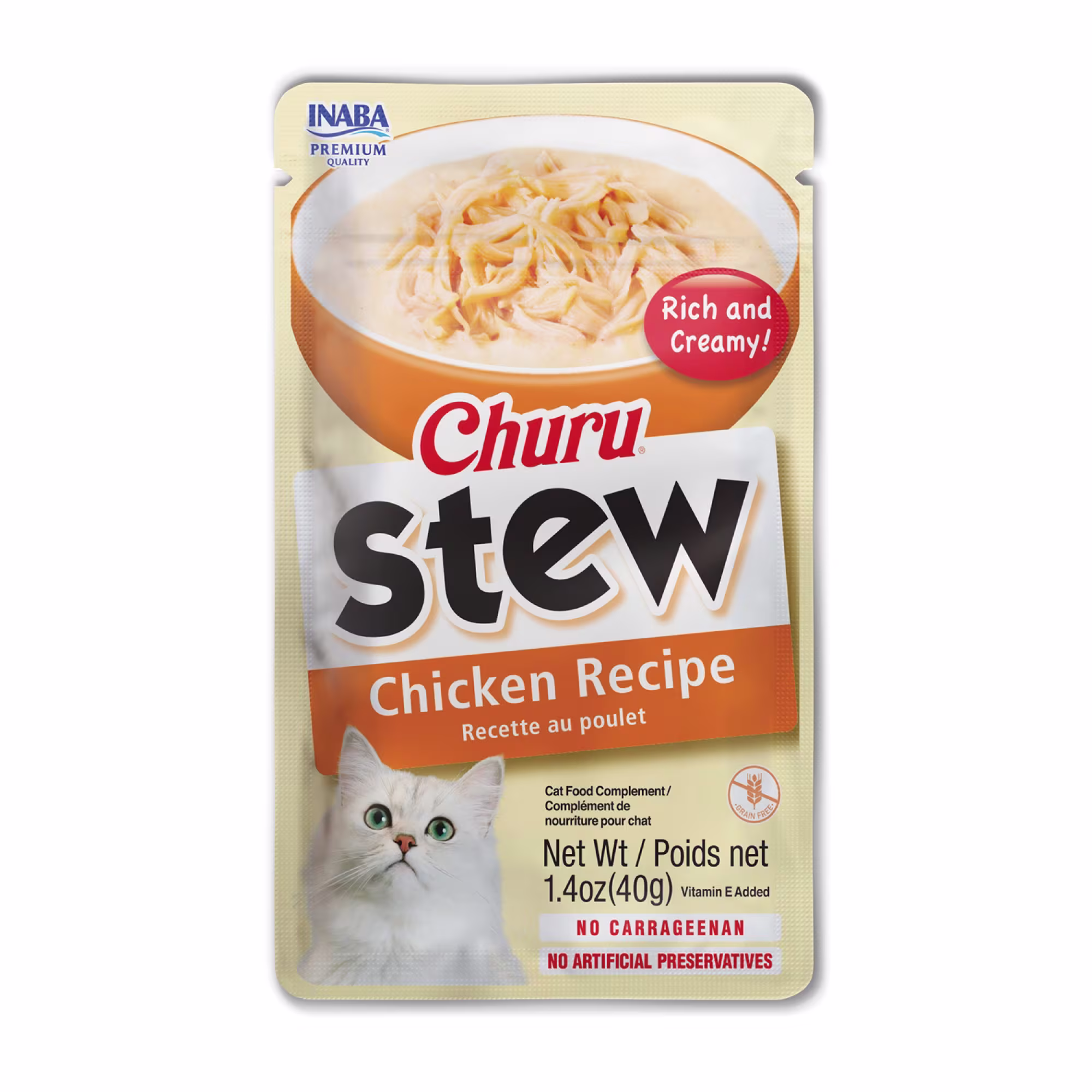 Inaba Churu Stew Chicken Recipe Cat Treats, 1.4 oz. | Petco