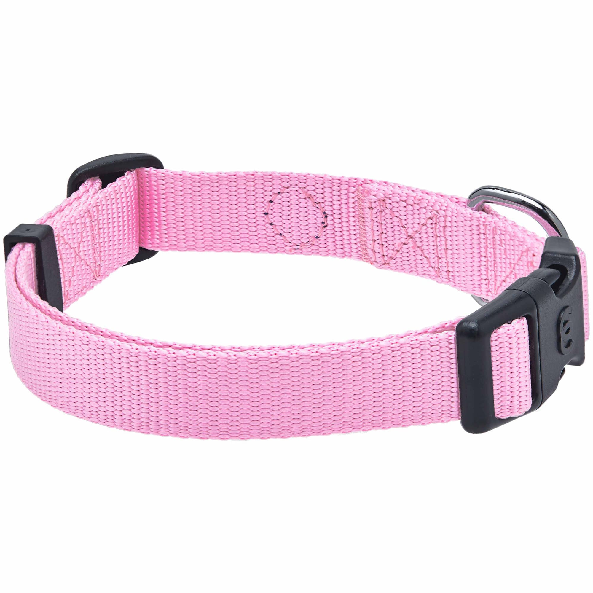 Blueberry Pet Classic Nylon Adjustable Dog Collar, Fuchsia Pink, Small ...