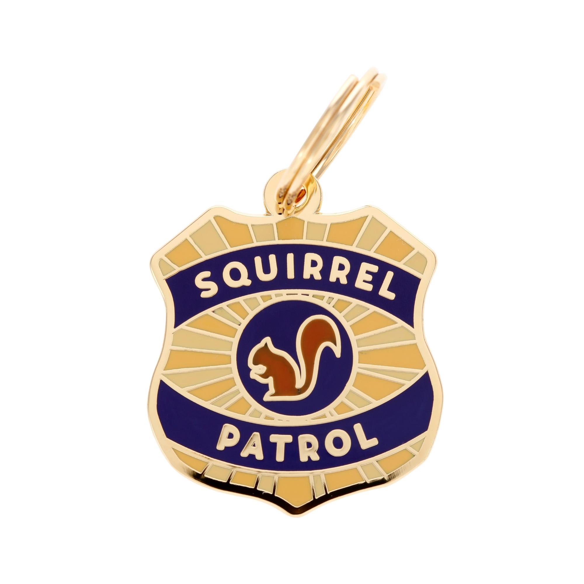 Two Tails Pet Company Squirrel Patrol Pet ID Tag | Petco