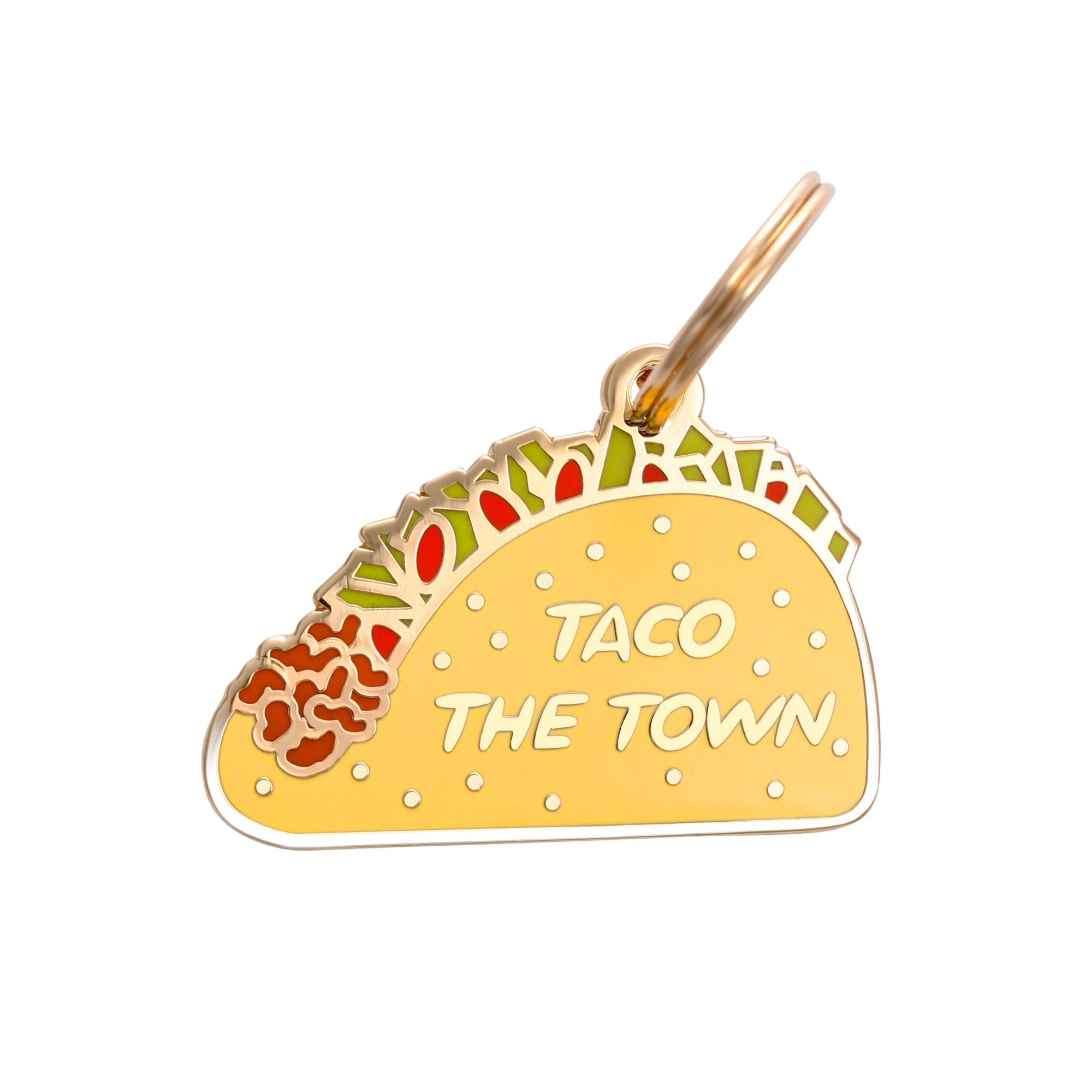 Two Tails Pet Company Taco the Town Pet ID Tag | Petco