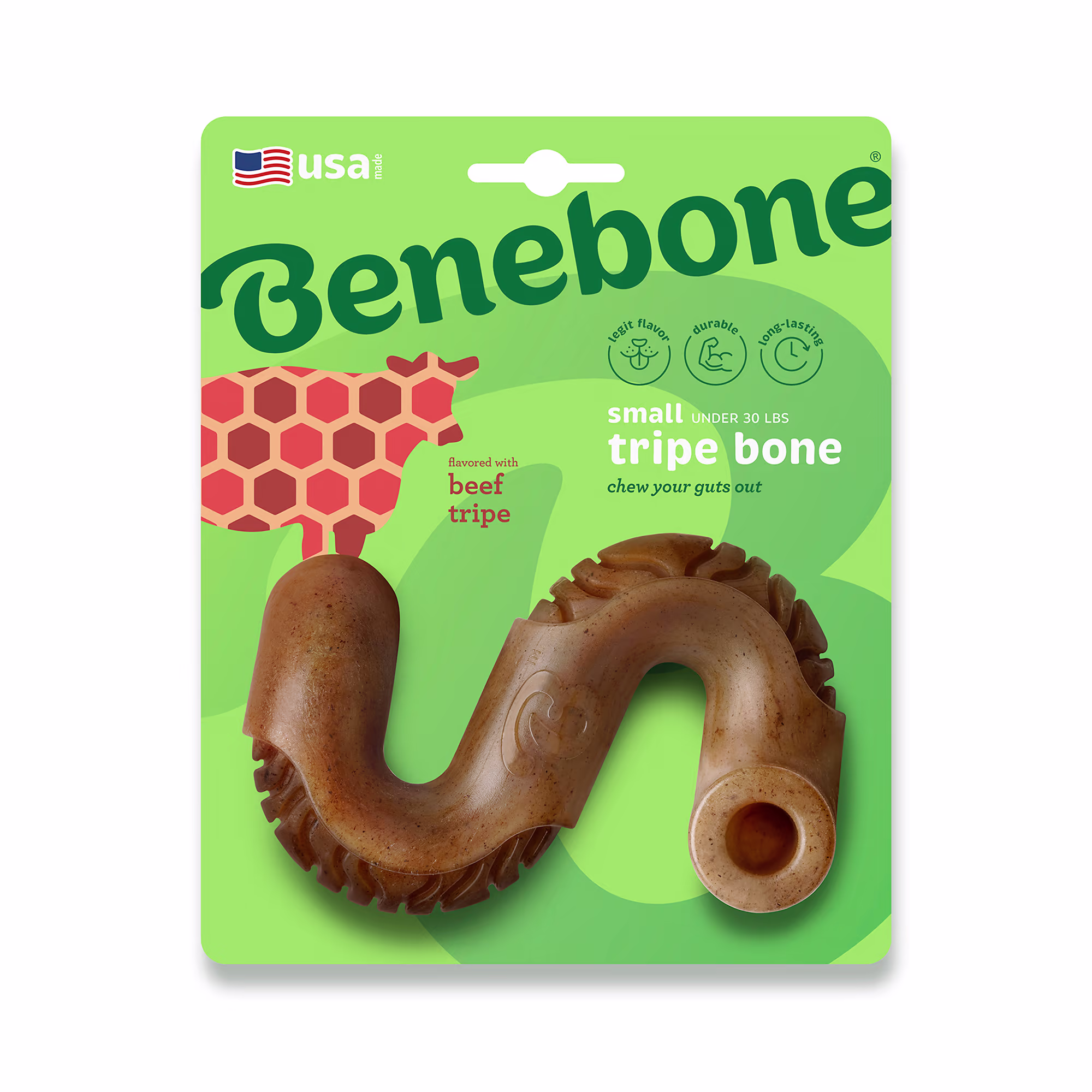 Benebone Tripe Bone Dog Chew, Small | Petco