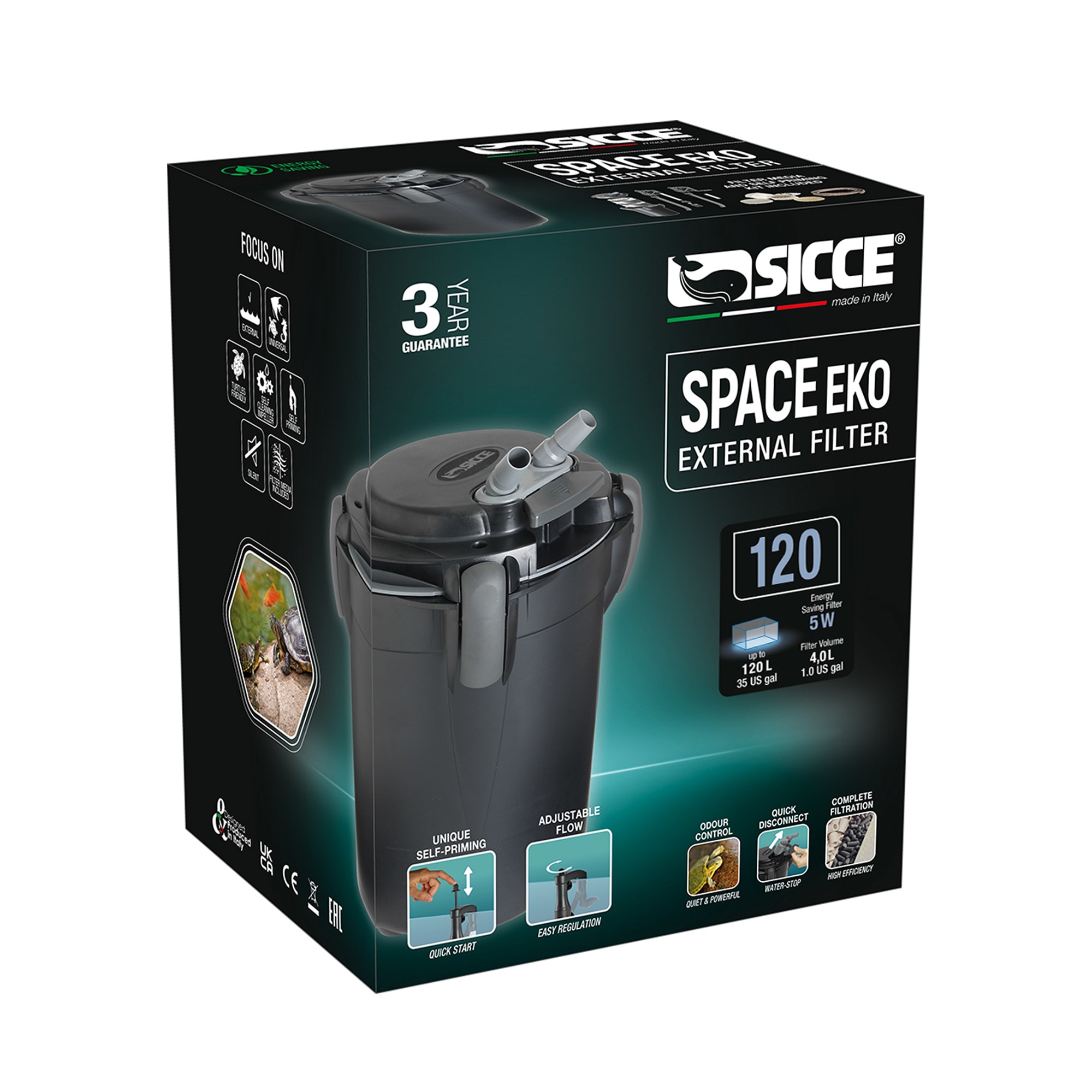 Sicce SpaceEKO 120 Can Filter | Petco