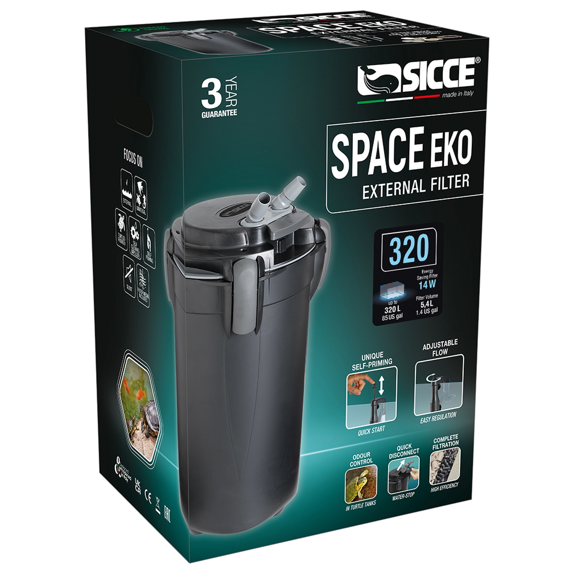 Sicce SpaceEKO 320 Internal Filter | Petco