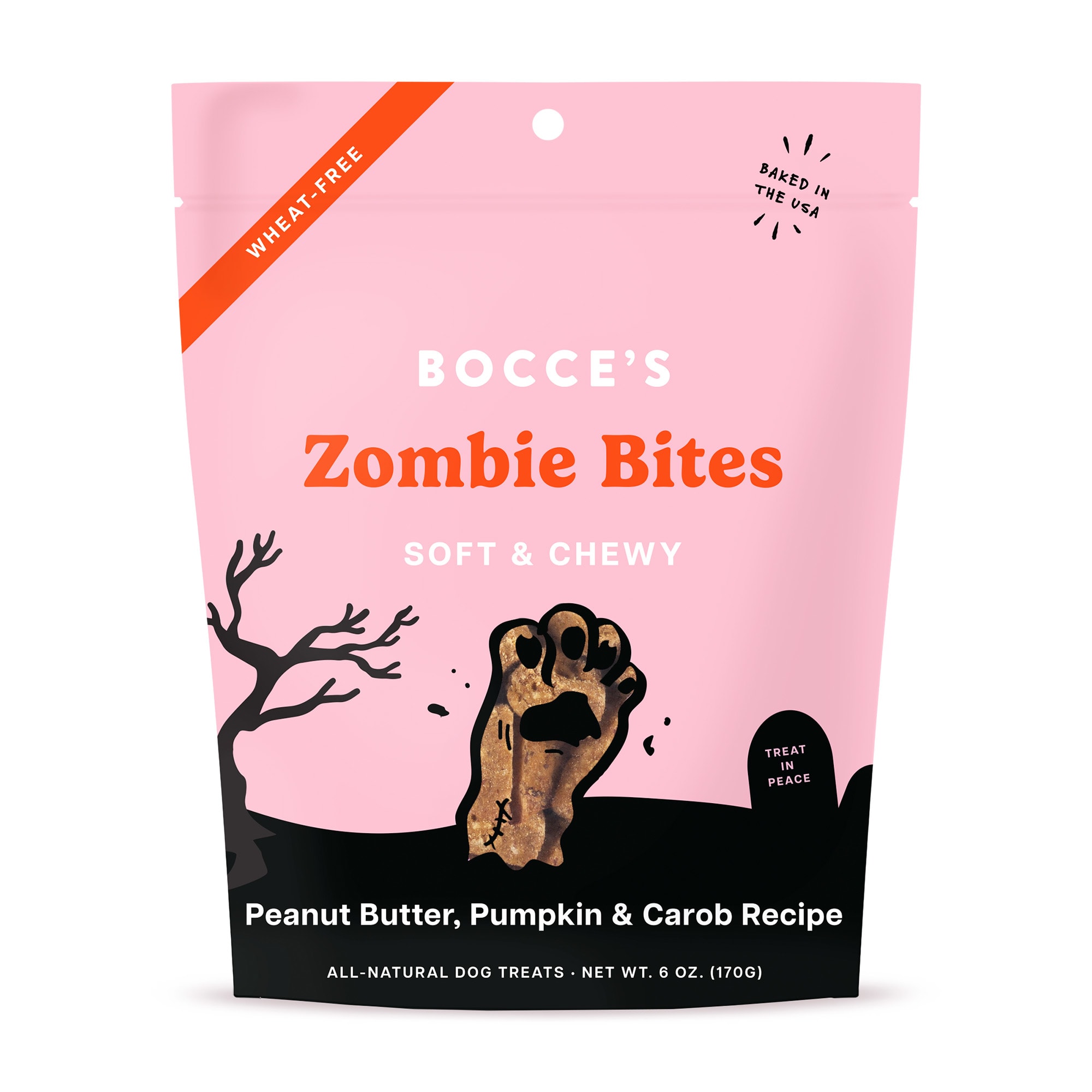 Bocce's Bakery Zombie Bites Soft & Chewy Dog Treats, 6 oz. | Petco